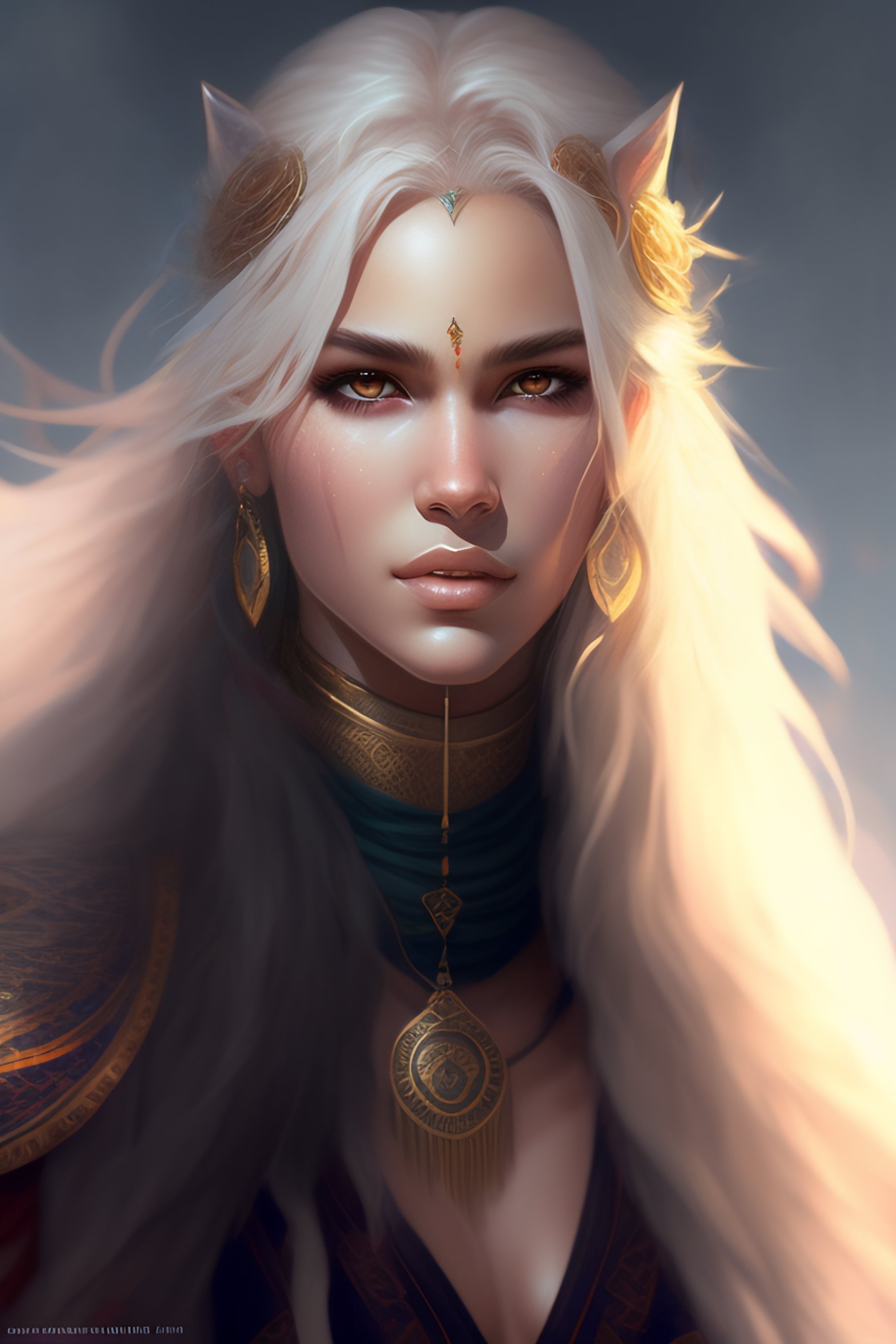 Lexica - Girl with perfect body as shaman, (muscular), dd, fantasy ...