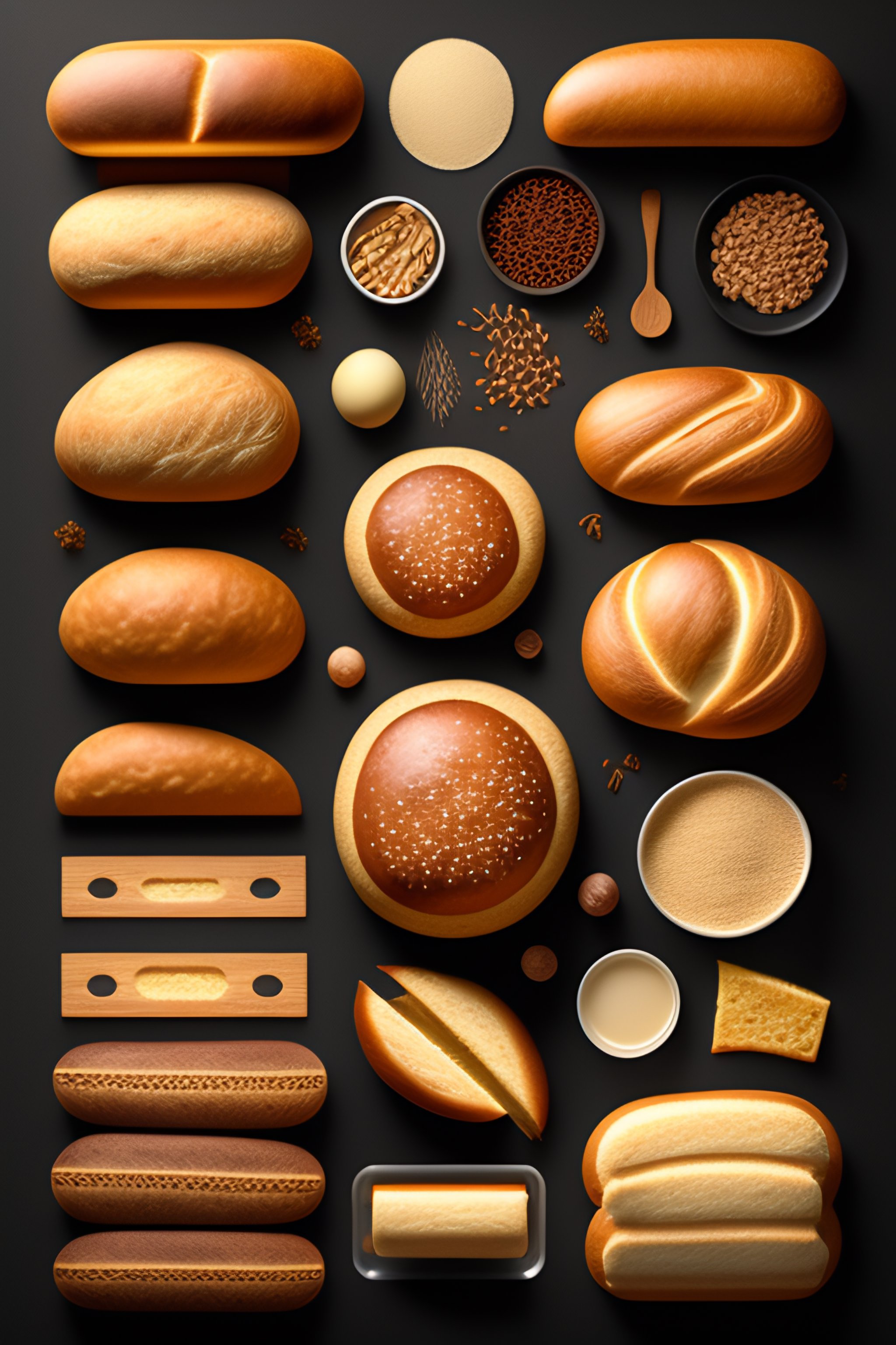 Lexica - Bread making, Knolling, Knolling layout, Deconstruction ...