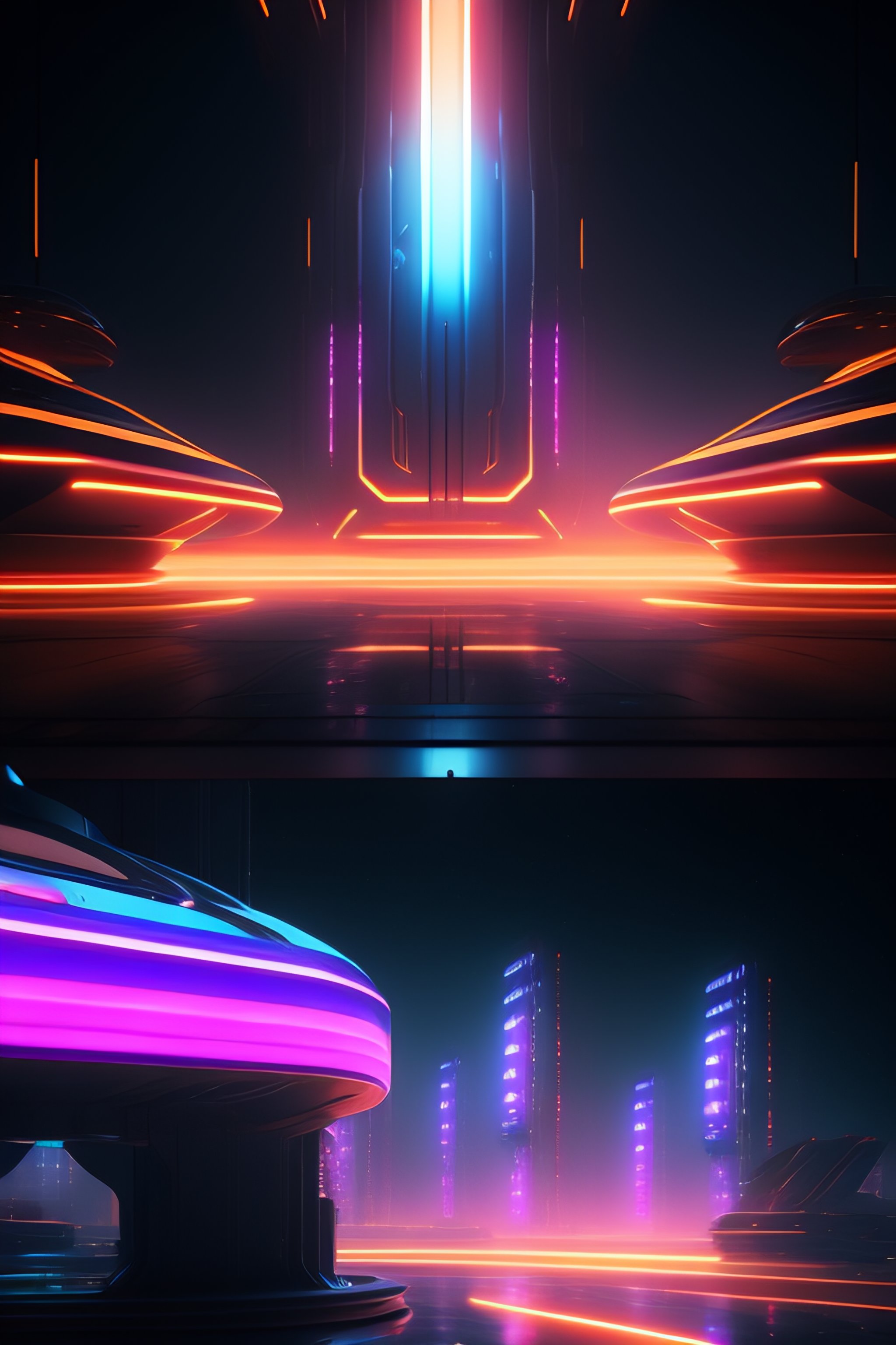 Lexica - Cyberpunk, space, UE5, Sci Fi, cinematic, volumetric lighting, high detail, realistic ...