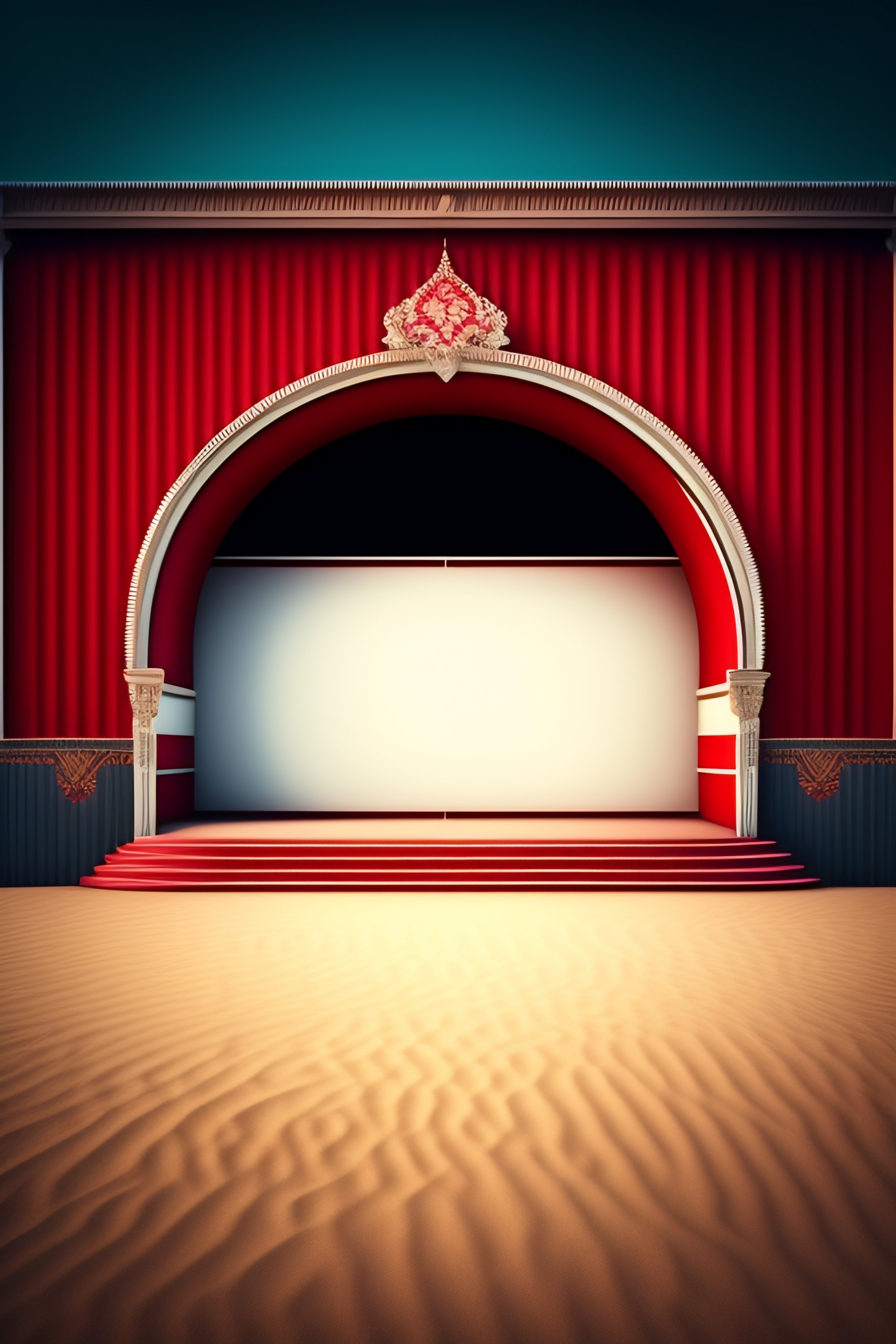 Circus Stage Background
