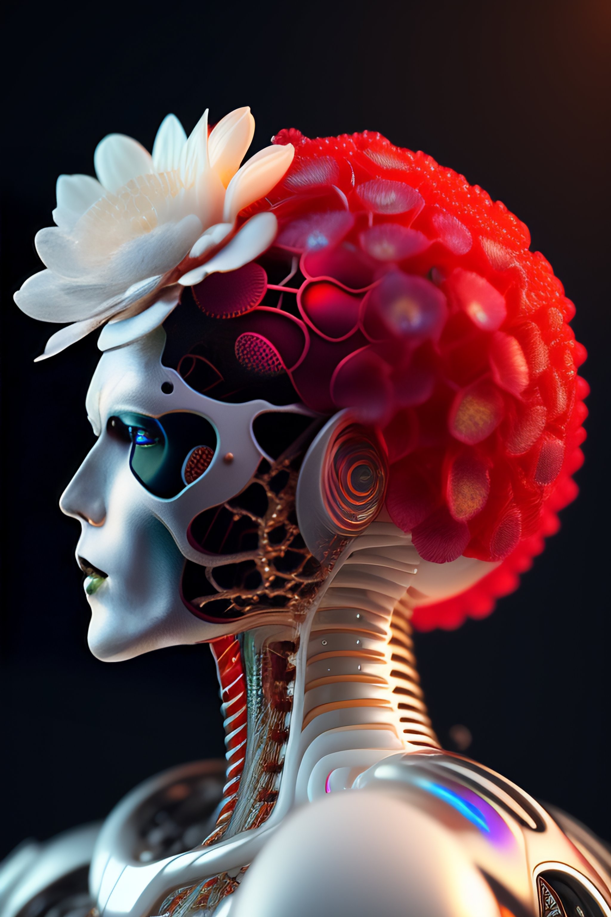 Lexica - Complex 3d render ultra detailed of a male death tanuki ...