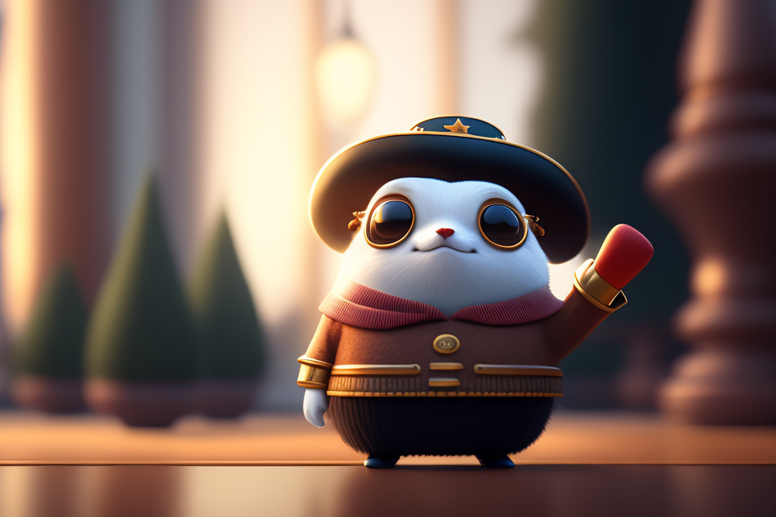 Lexica - Cute adorable little napoleon bonaparte waving and smiling ...