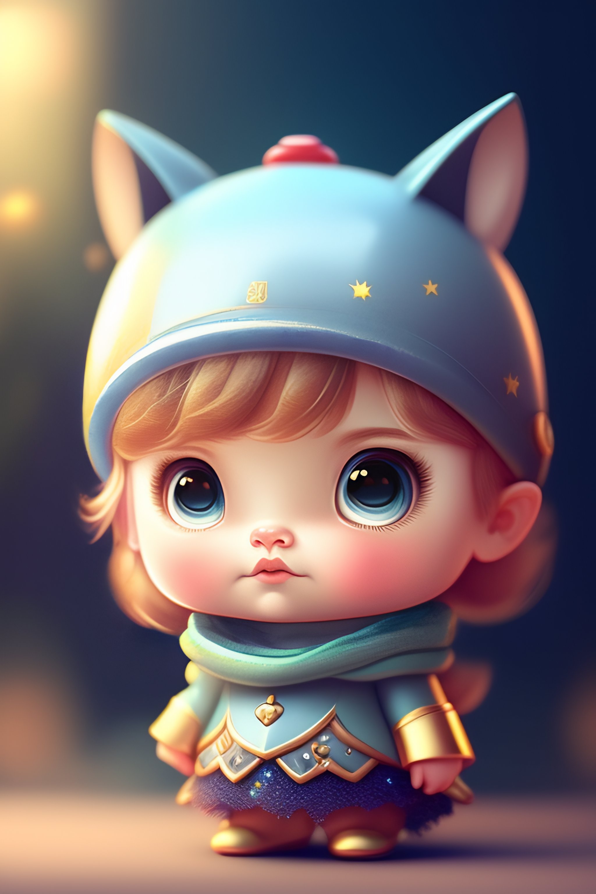 Lexica - Cute and adorable cartoon it baby, fantasy, dreamlike ...