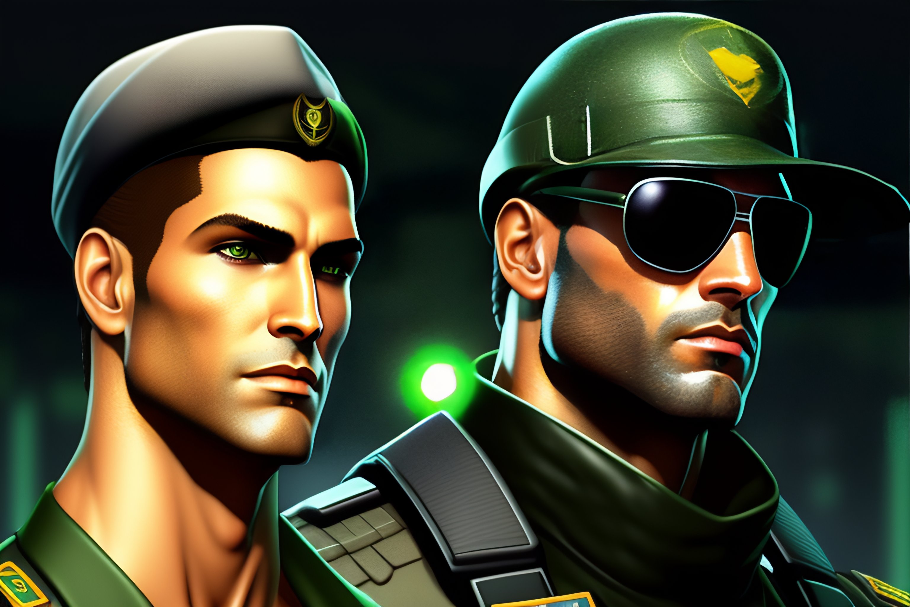 Lexica - Sam Fisher from Spinter Cell friend with Big Boss from Metal Gear