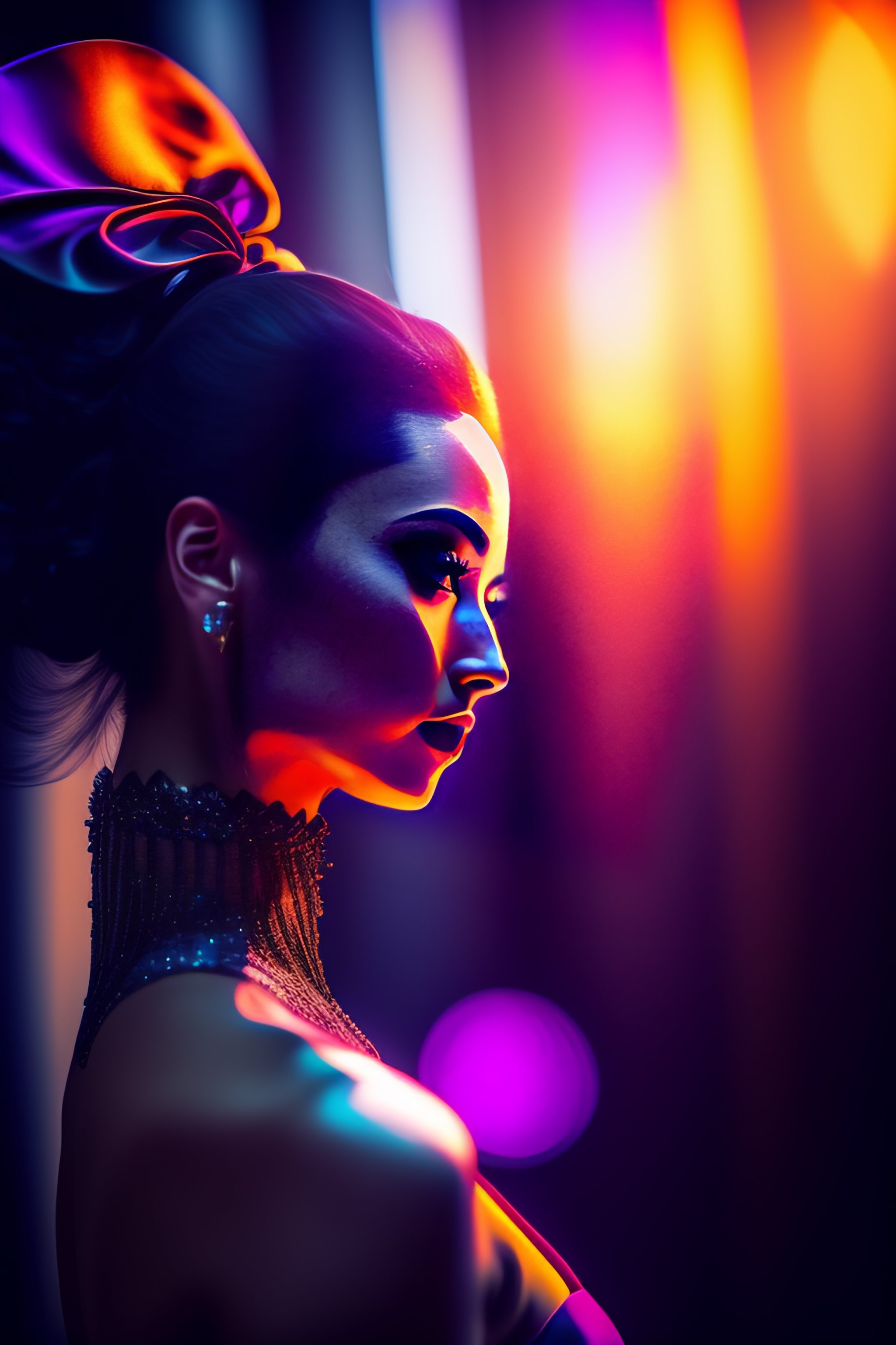 Lexica - Ballerina,fantasy, cyberpunk, neon, hyper-realistic, ultra ...