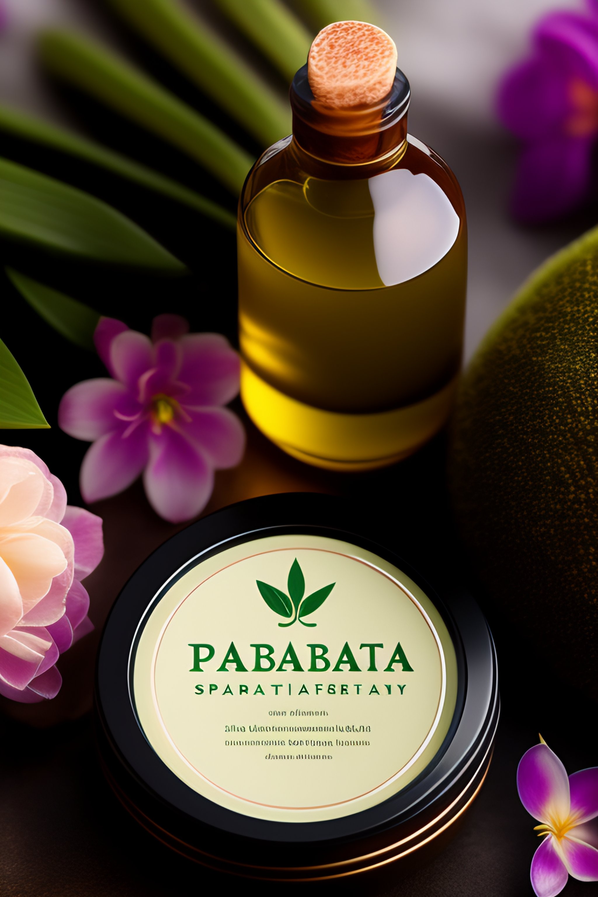 Lexica - Create a botanical spa photo for product label using the name ...