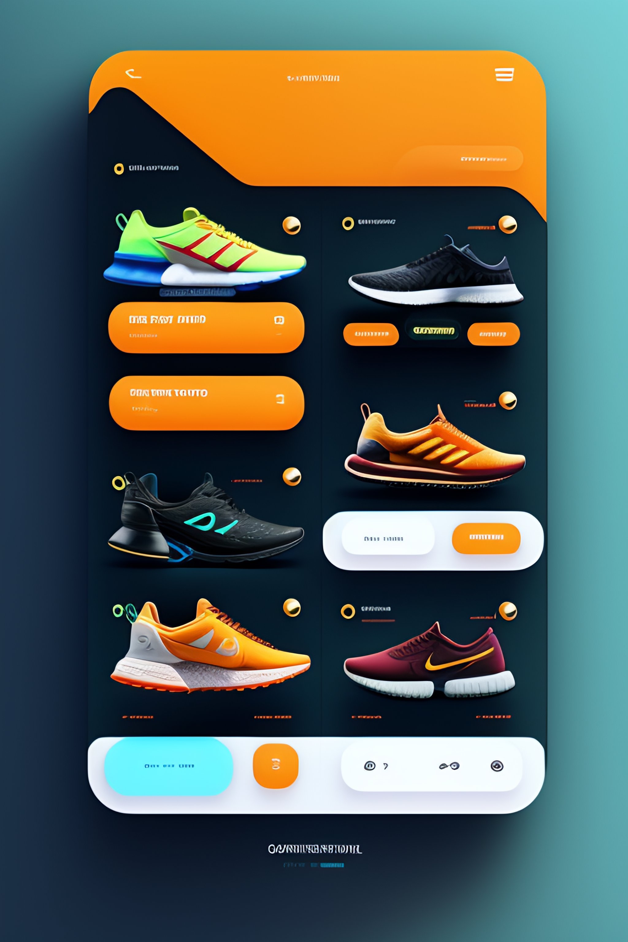 Lexica - Sports shoes ui design