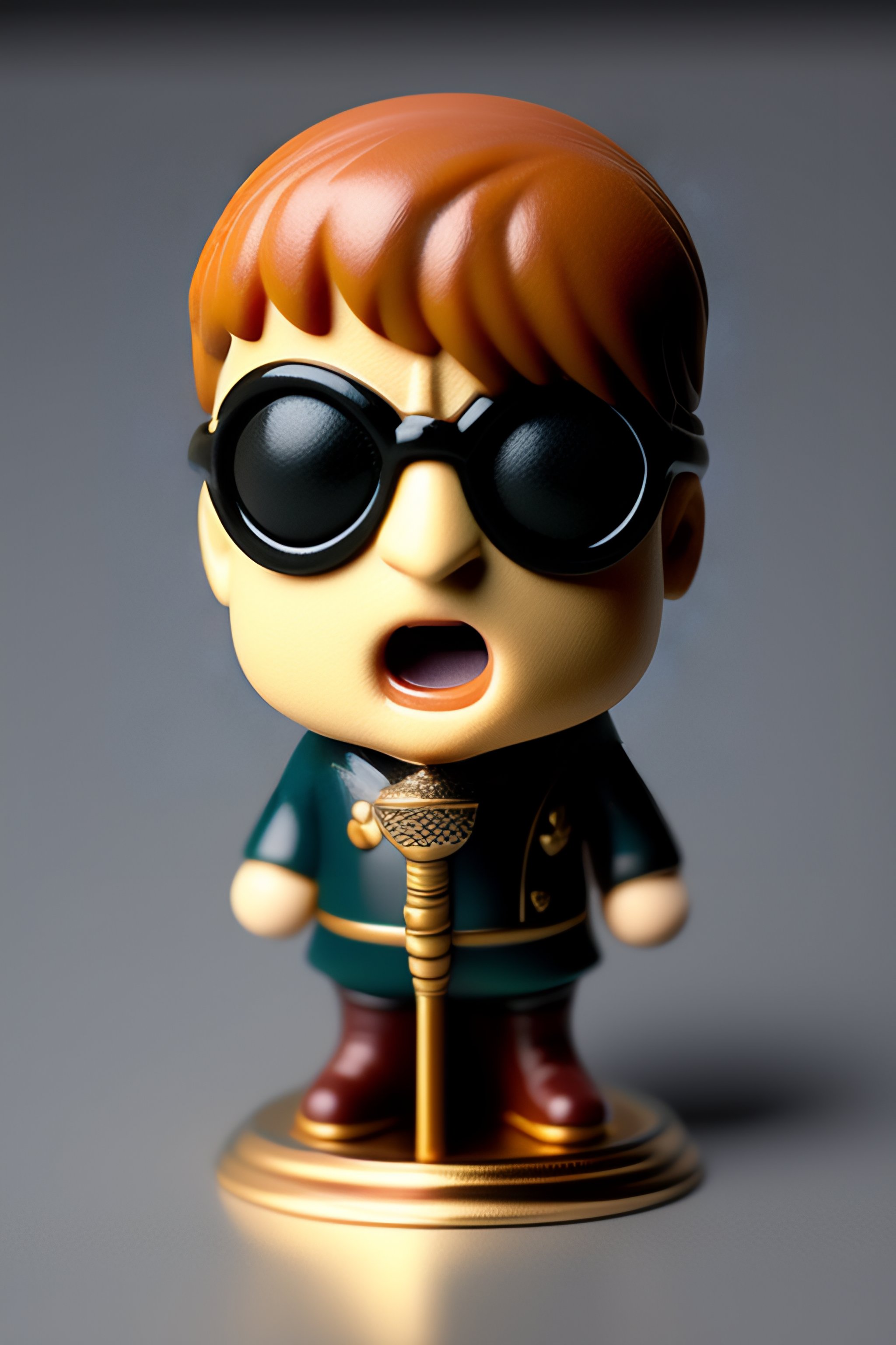 Lexica - Harry Potter wizard rock singing microphone funko realistic 3d ...