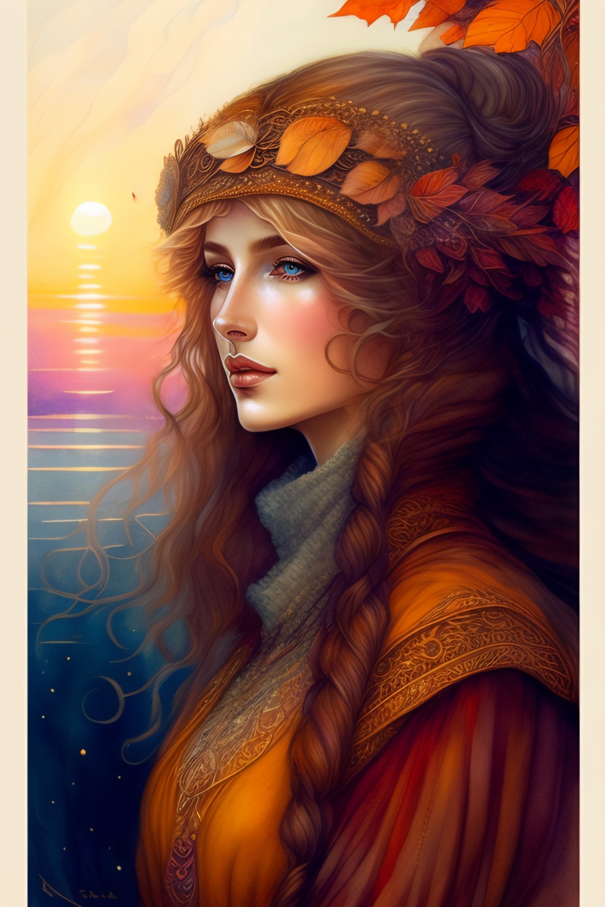 Lexica - Portrait of a pretty girl, messy blonde hair, full face ...