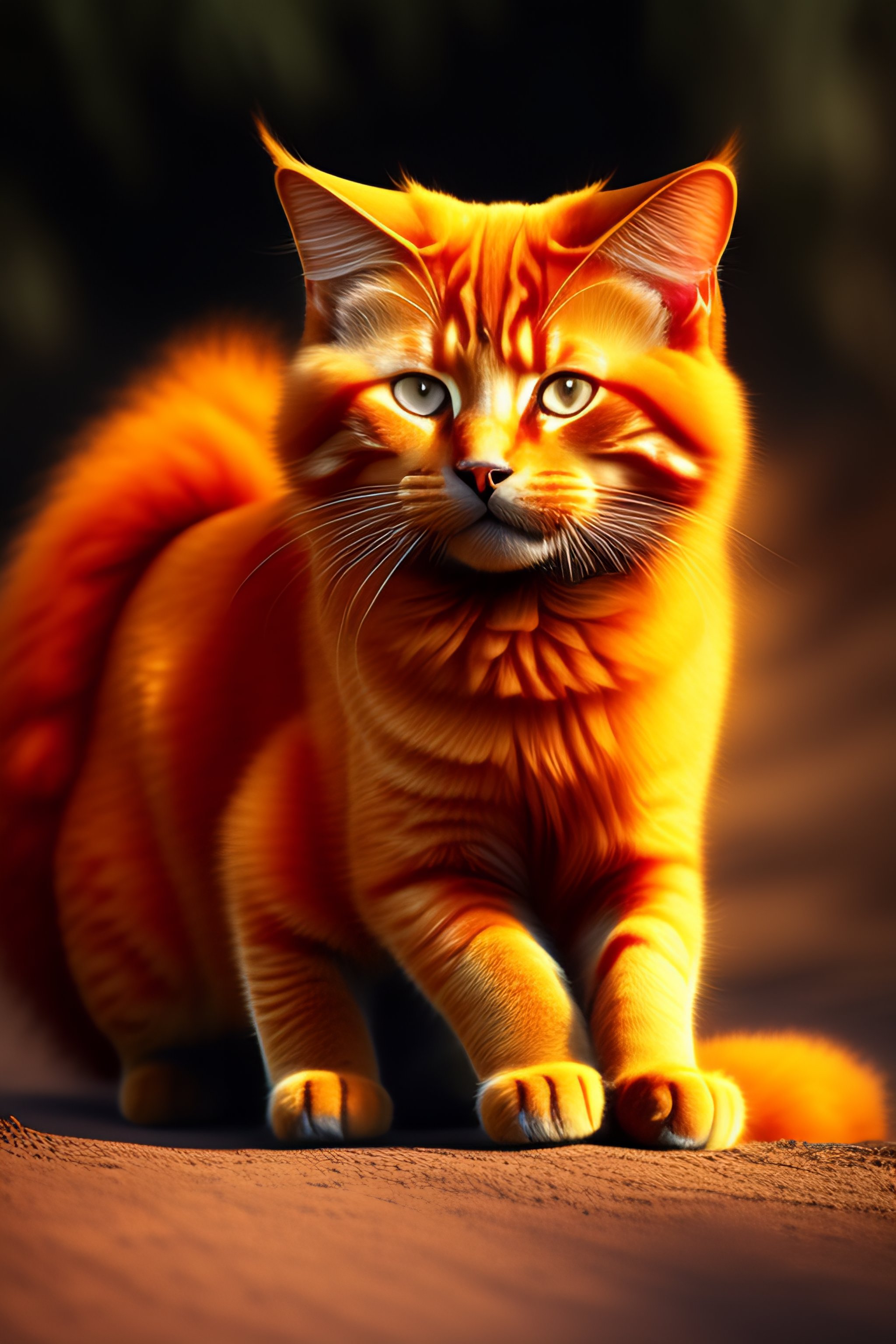 Lexica - Orang fury cat,