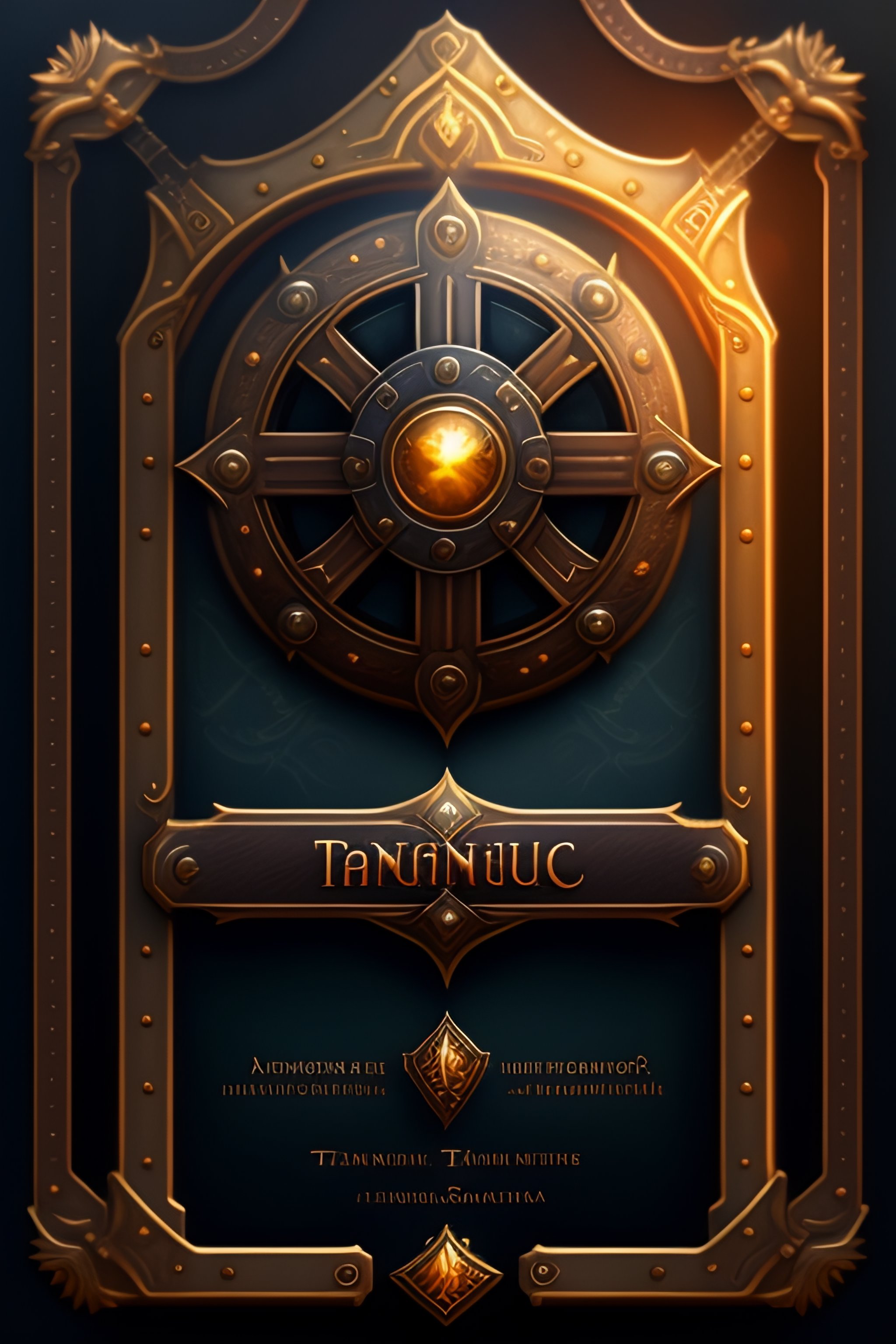 Lexica - Steampunk-style card frame elements for high fantasy style TCG ...