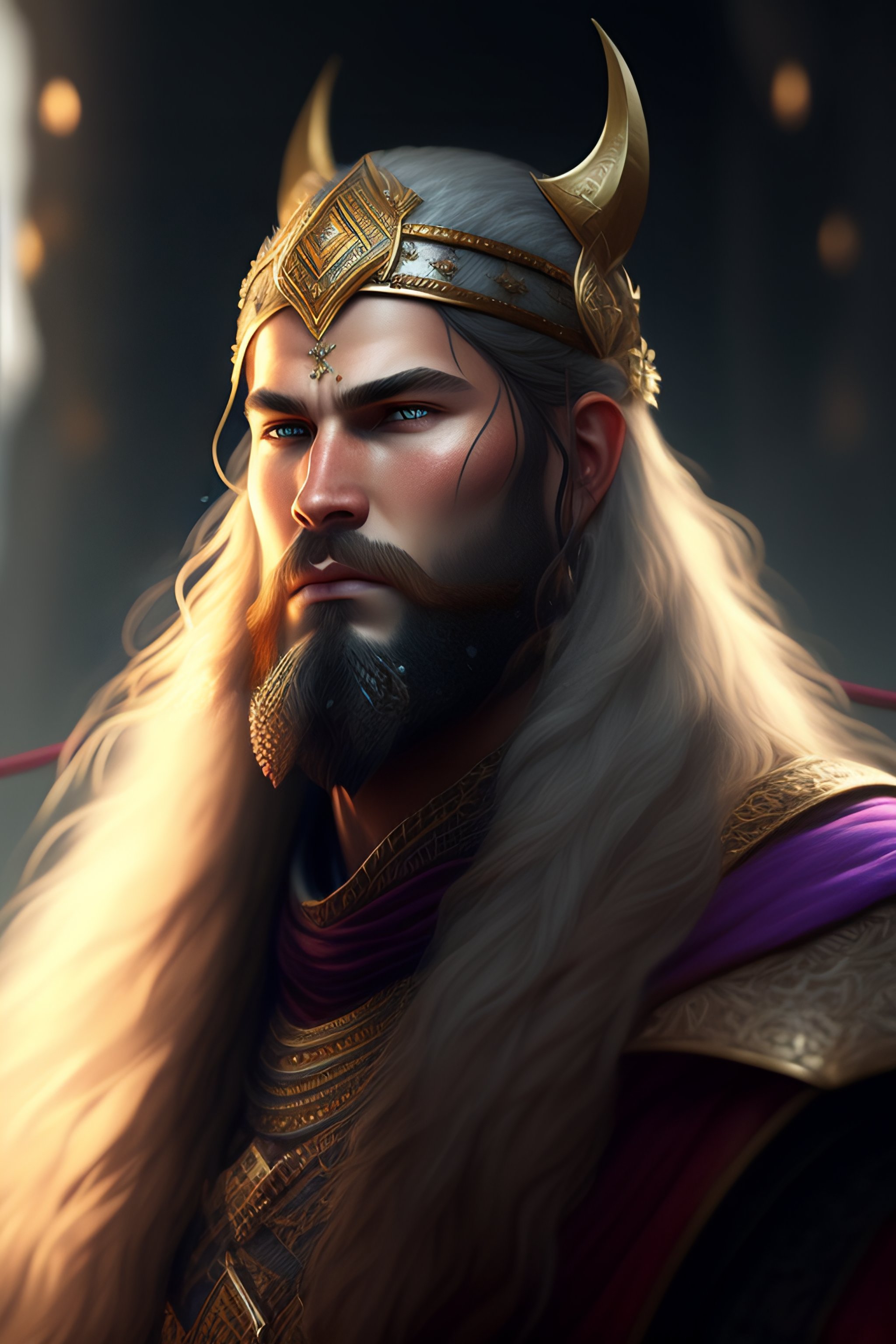 Lexica - A viking king, intricate, highly detailed, digital painting ...