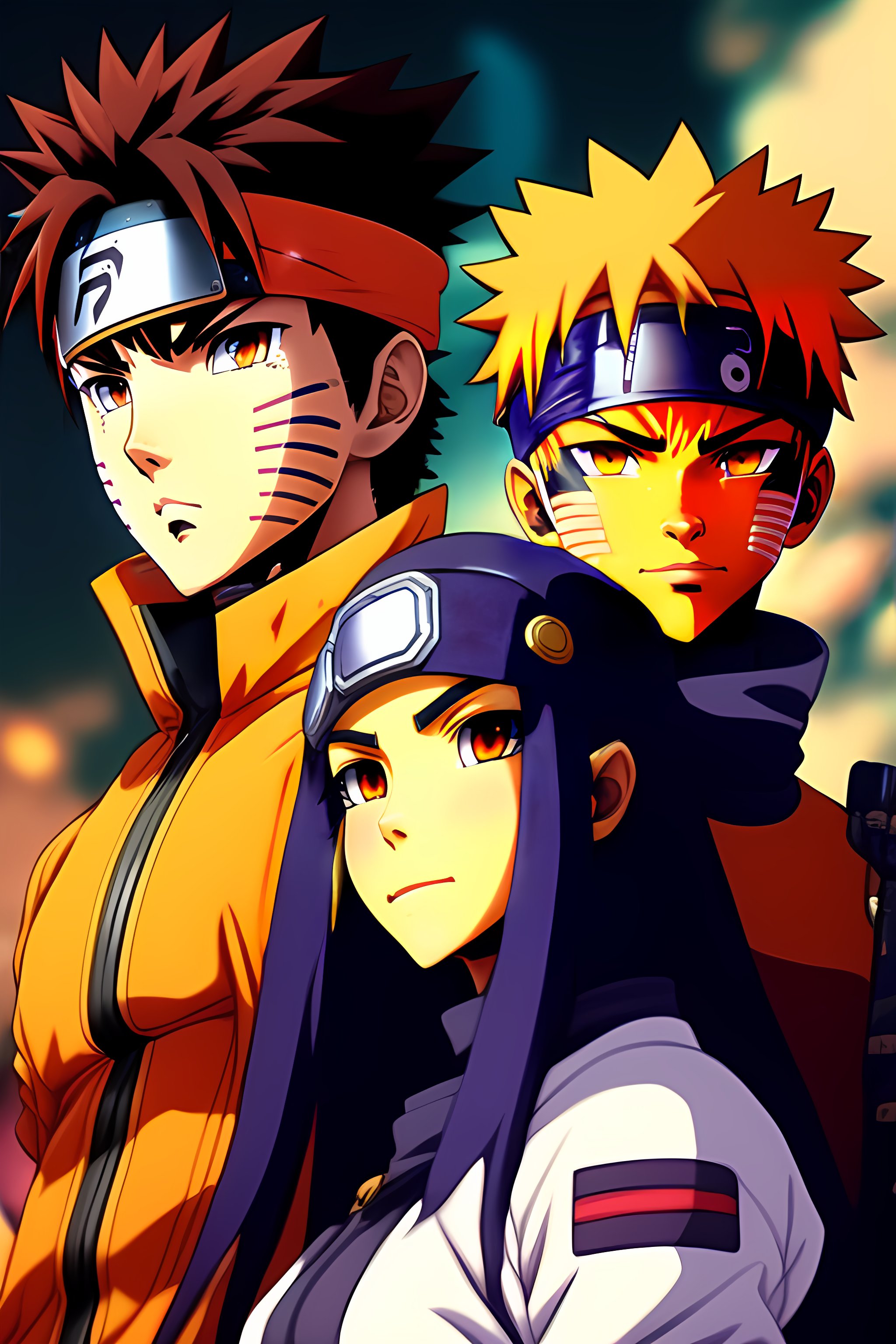 Lexica - Anime character Naruto wither Cairo in the mid-eighties