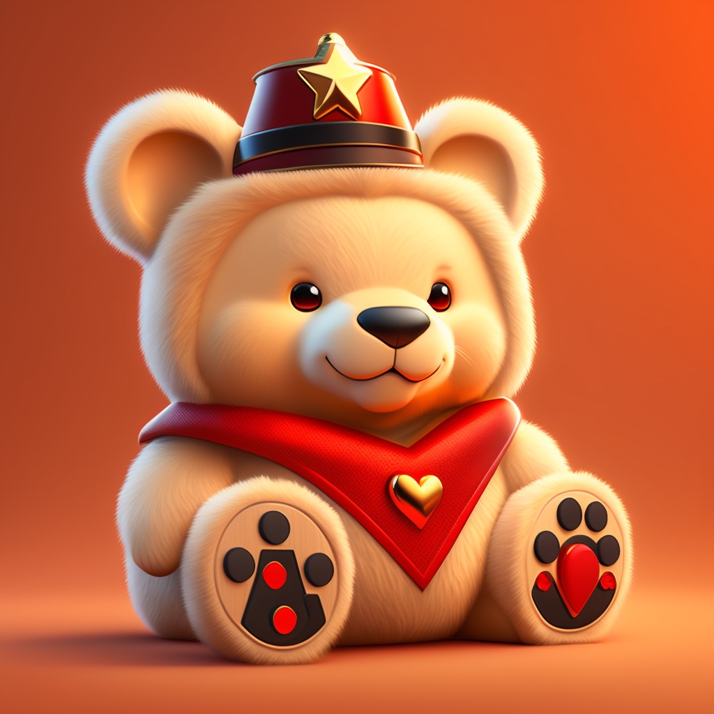 Lexica - Teddy bear, cream color, magic, fullhd, 2k, casino, real, red ...
