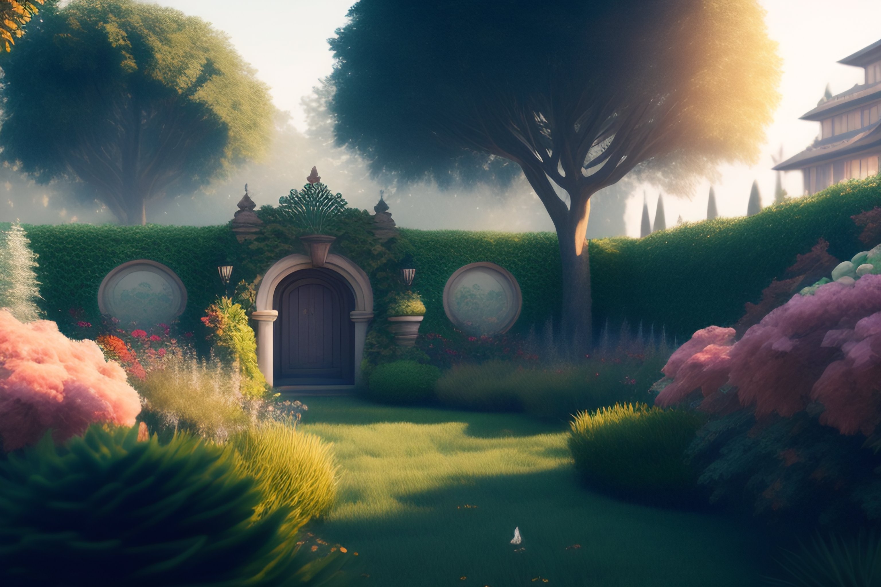 Lexica - Beautiful gardens, realistic, 8 k, extremely detailed, cgi ...