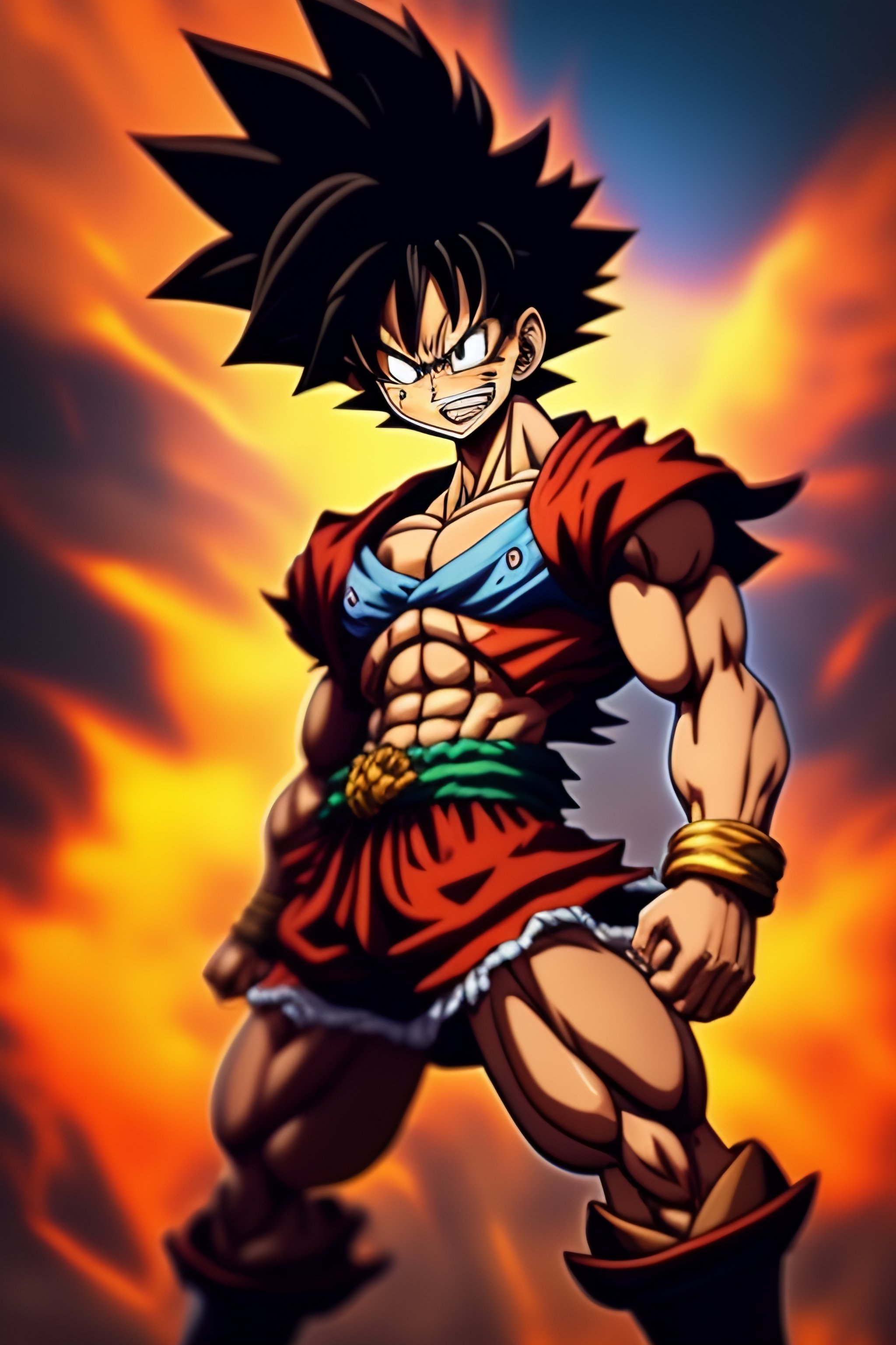 Luffy And Goku Fusion Lexica Luffy Goku Fusion