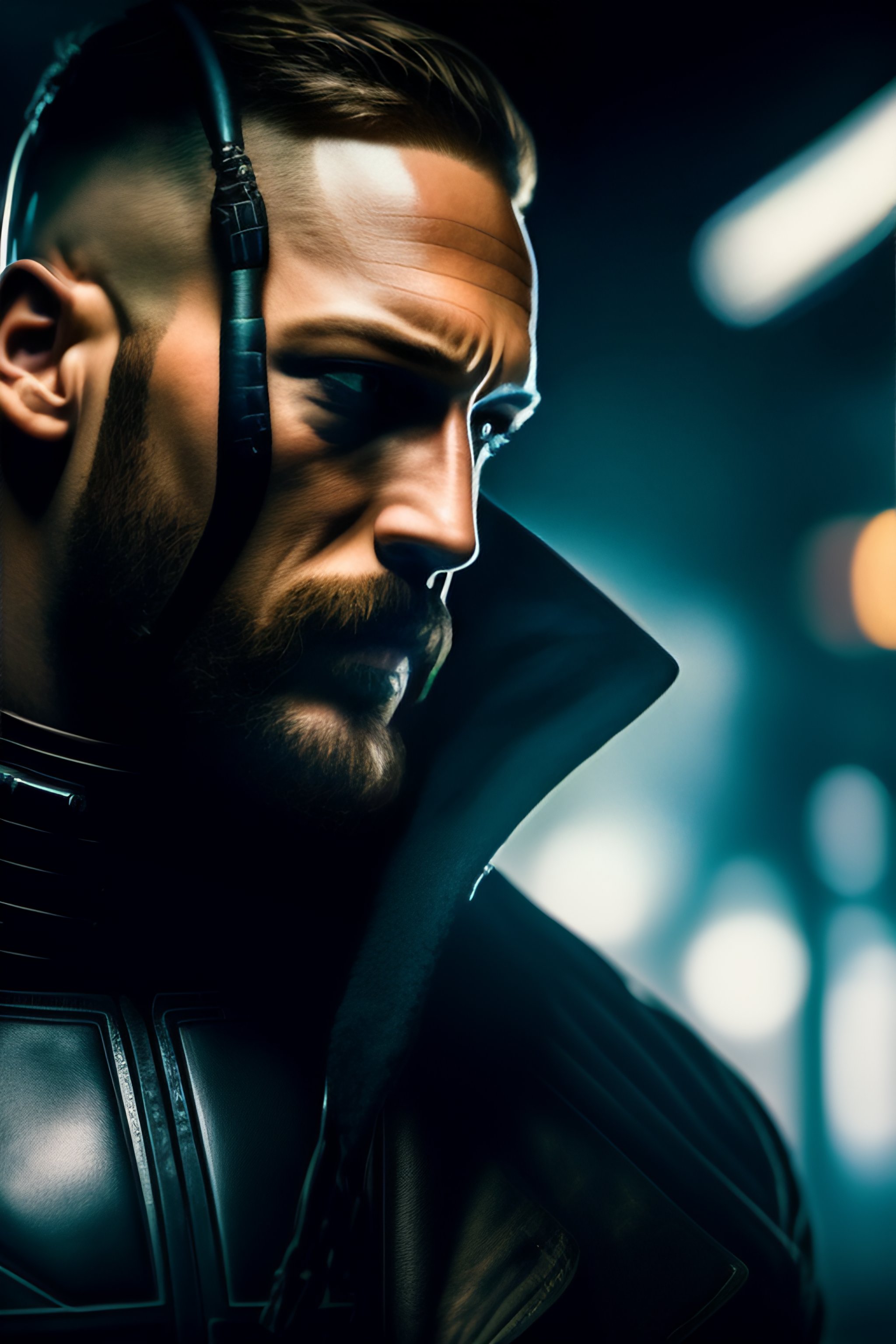 Lexica - Bane as a cyberpunk character, 4k, high detail, high ...