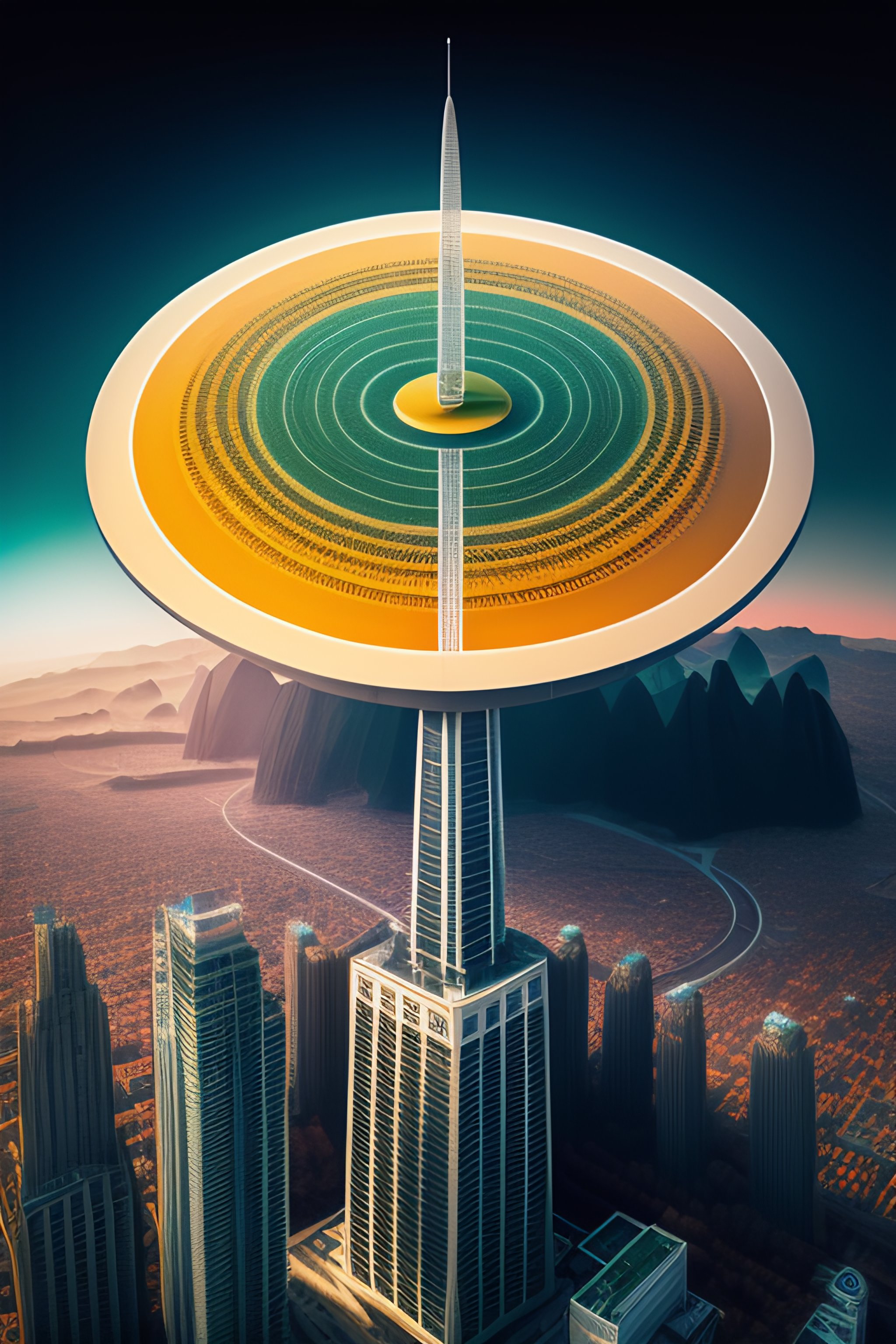 Lexica - Radio wave propagation in a dense city, view from above ...