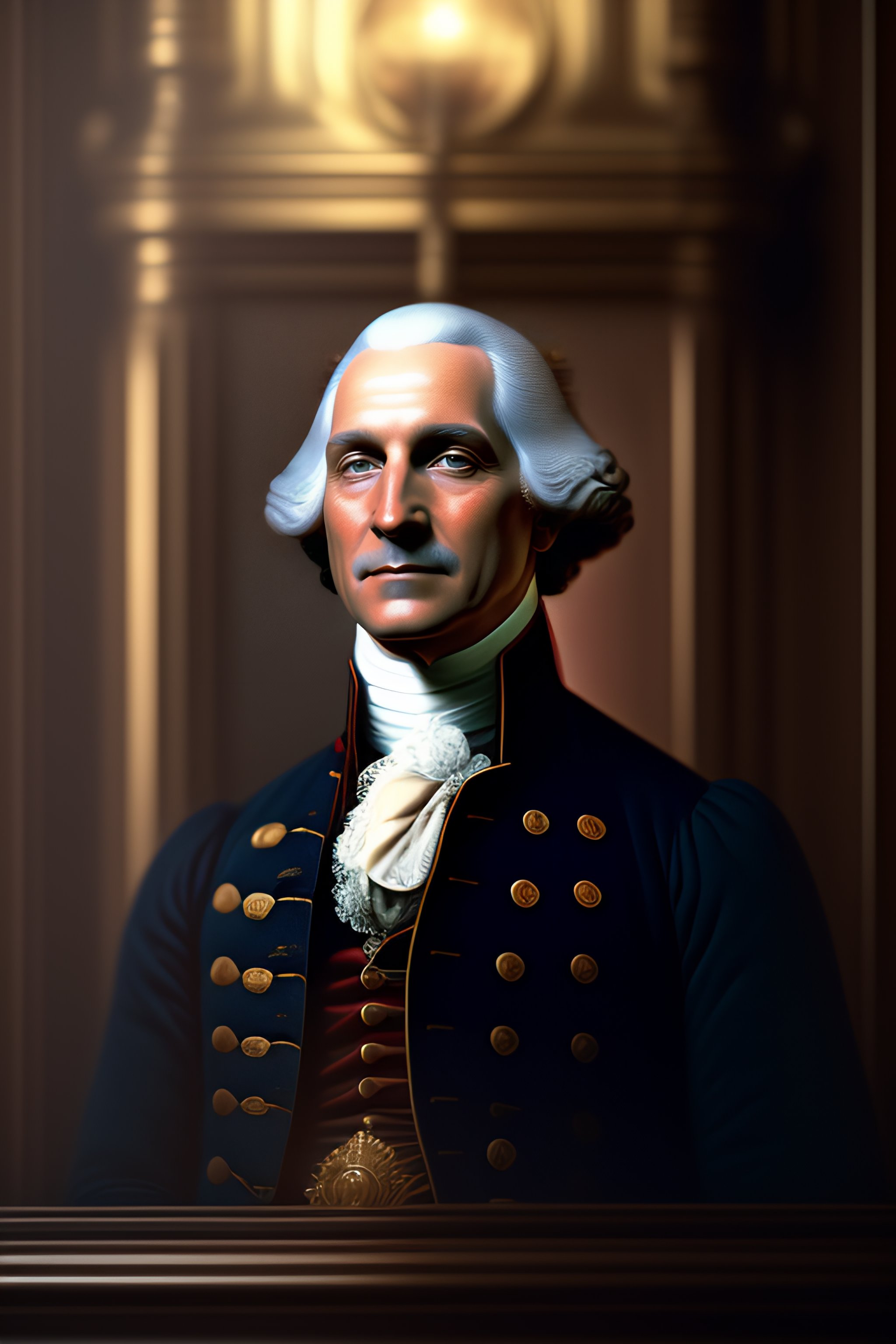 Lexica - George washington, photorealistic, hyperdetailed, studio ...