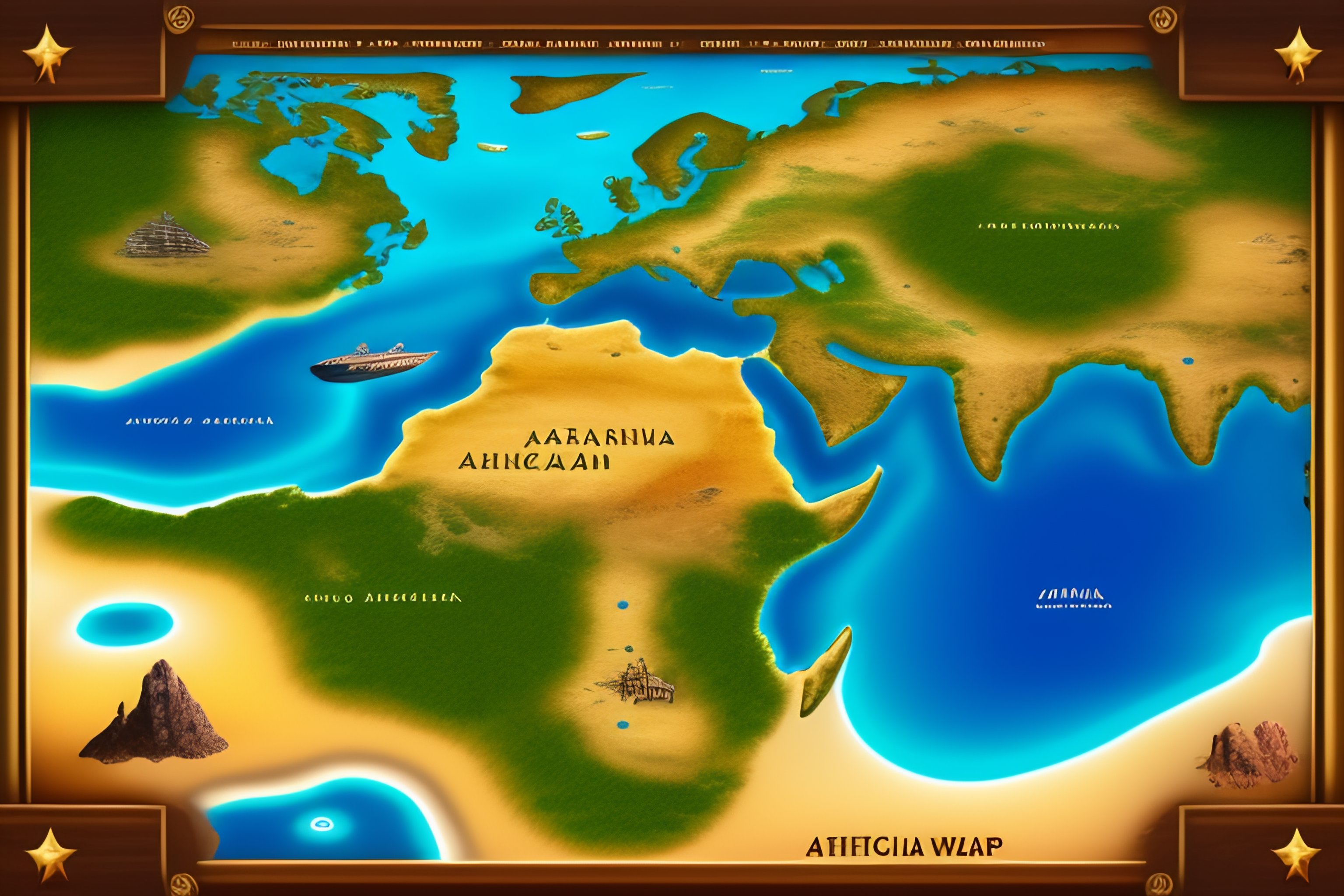 Lexica - World map rpg with african scenery