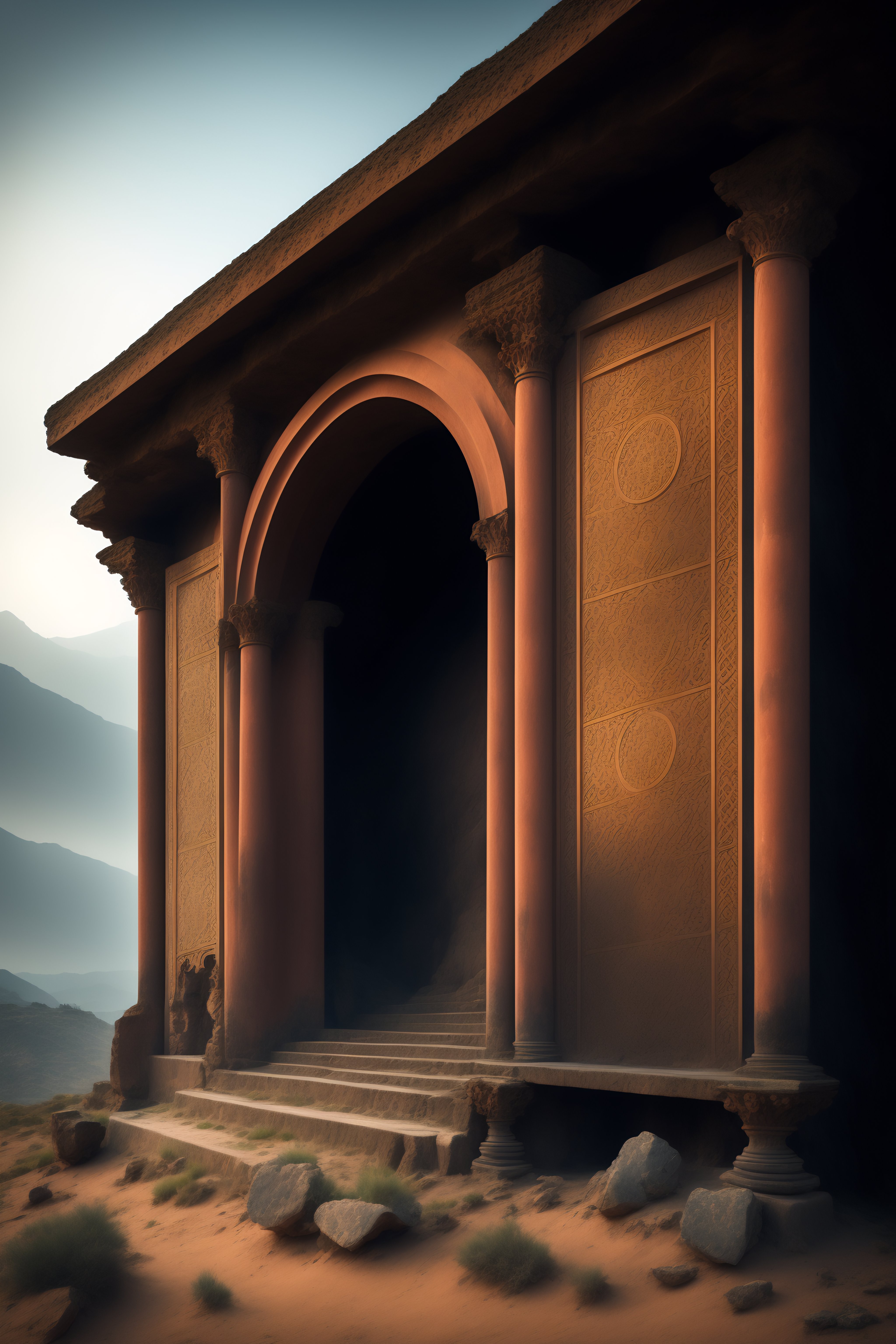 Lexica - Portrait of old relics