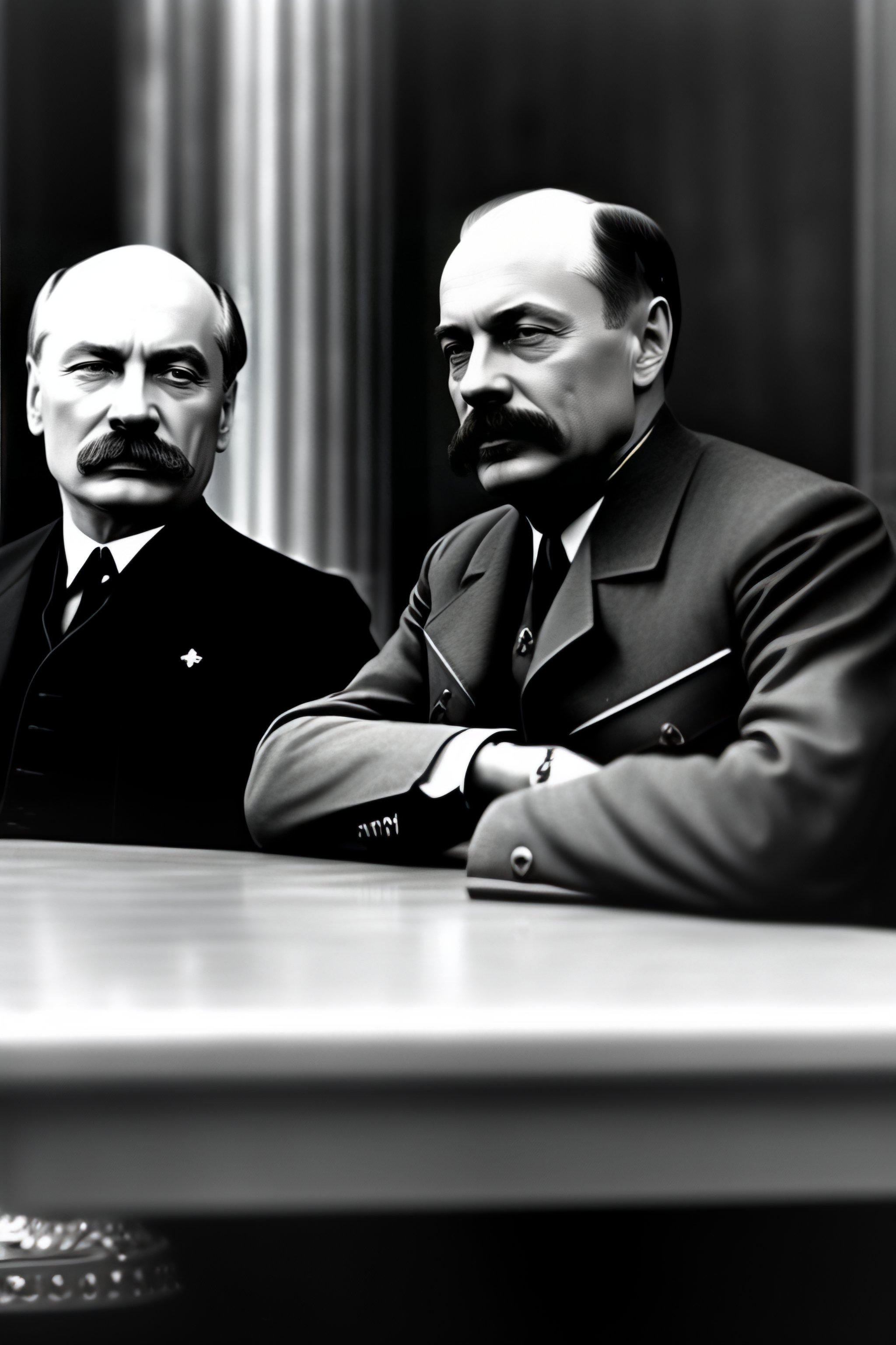 Lexica - Lenin stalin and putin sitting on an table together
