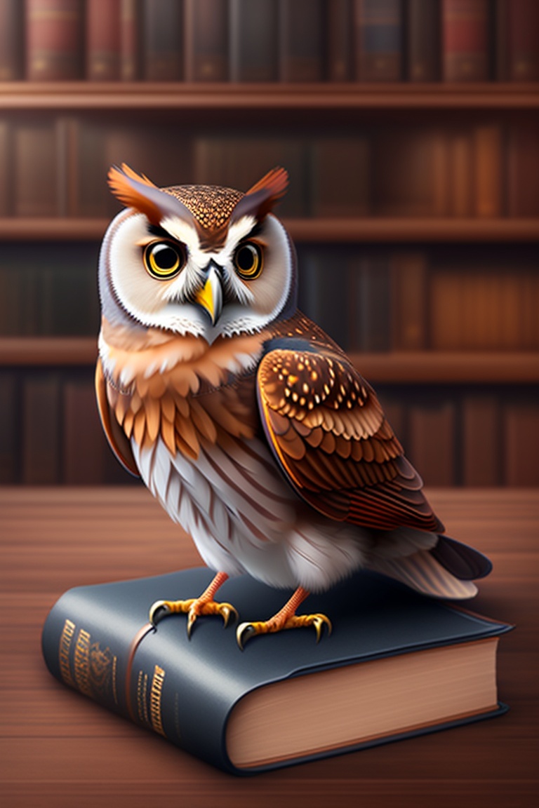 Lexica - Owl, books, library