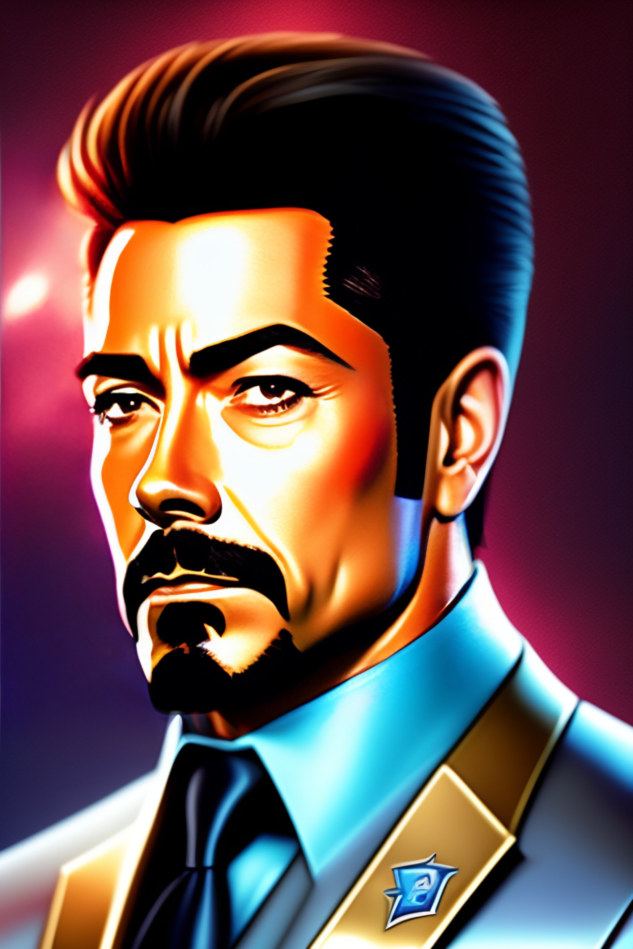 Lexica - Cartoon tony stark