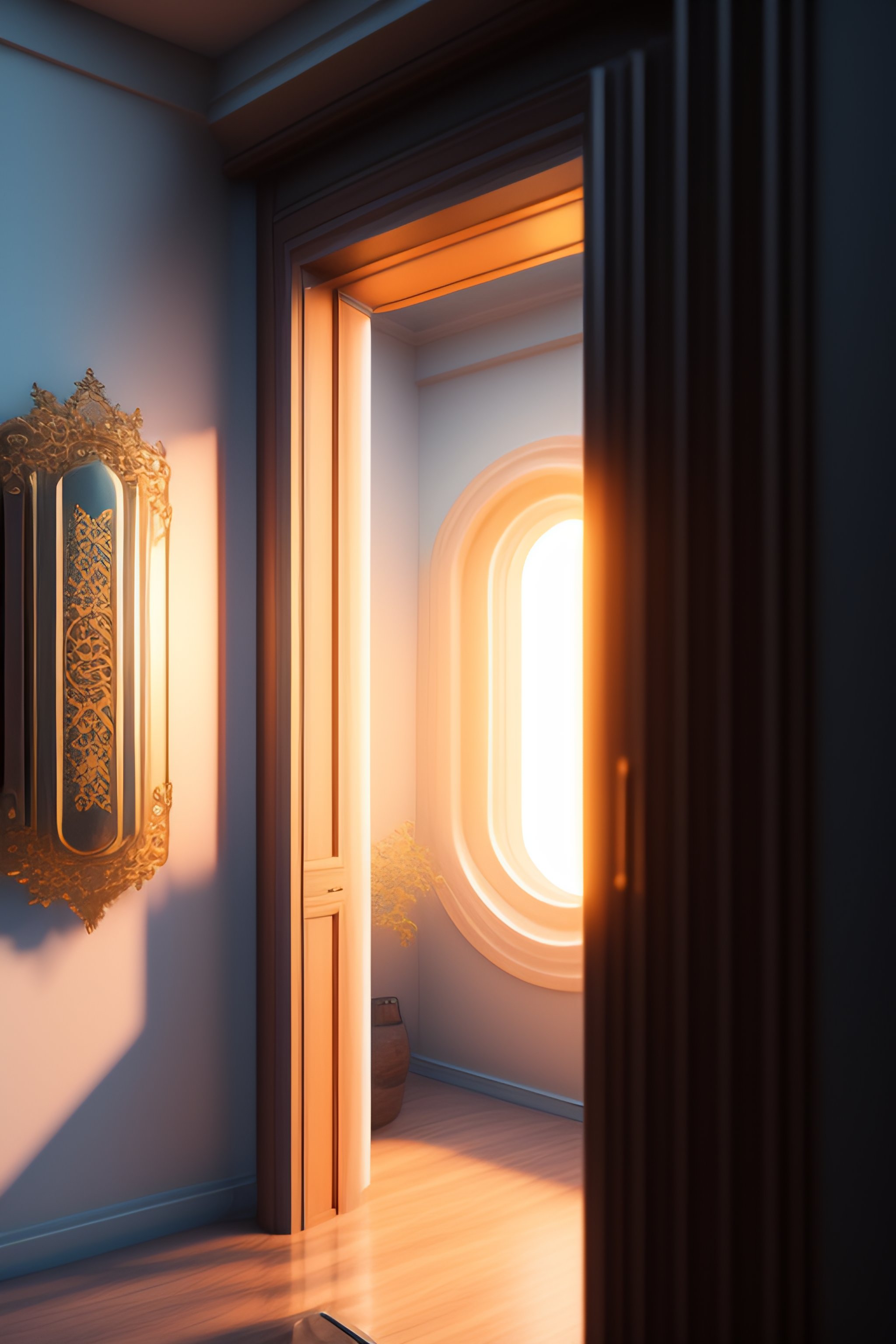 Lexica - A portal to another dimension in a closet door, intricate ...