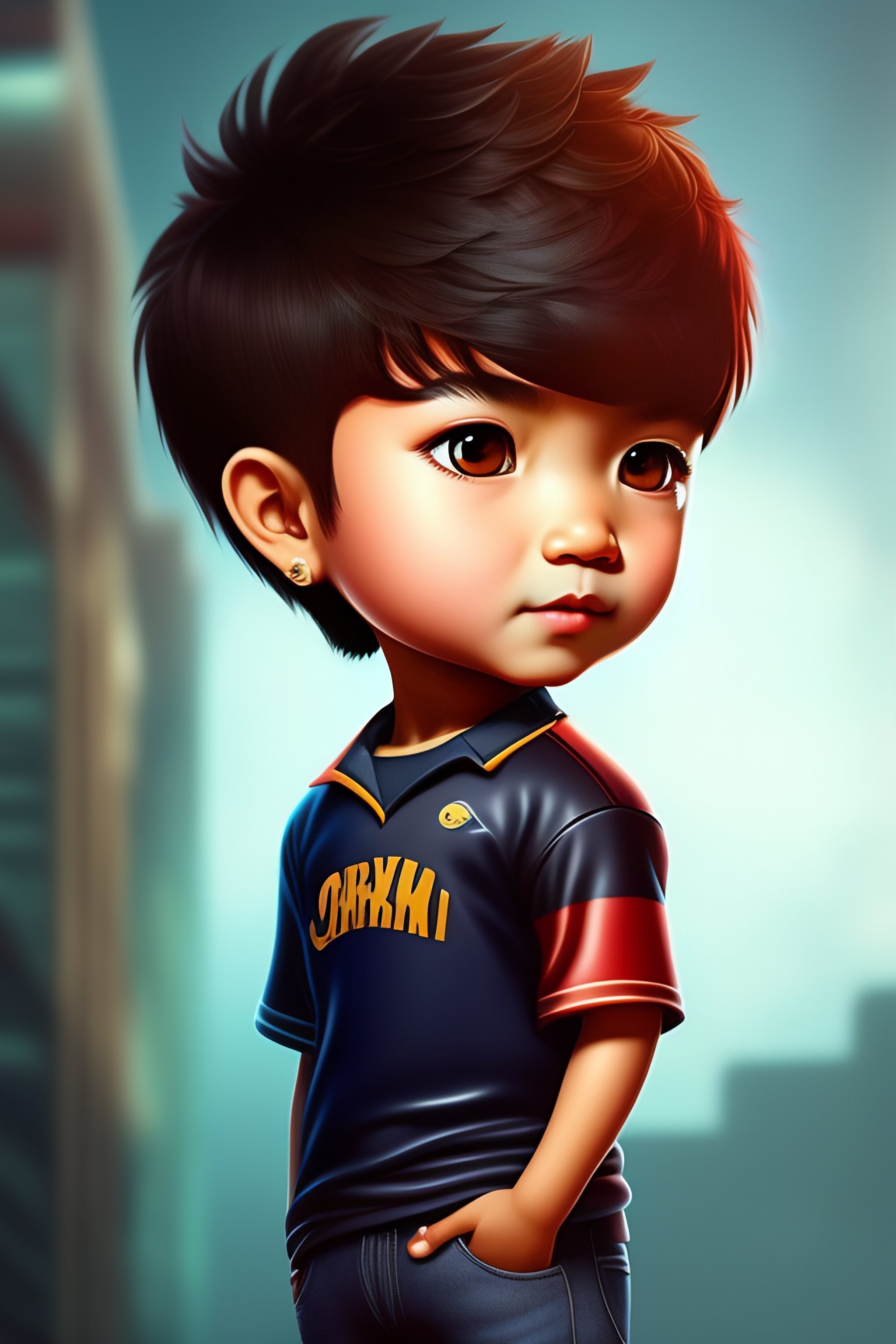 Lexica - Juni art style boy full height