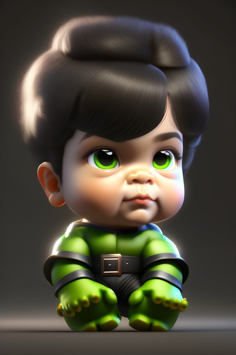 Lexica - Cute baby hulk, photo realistic, unreal engine, cinematic ...