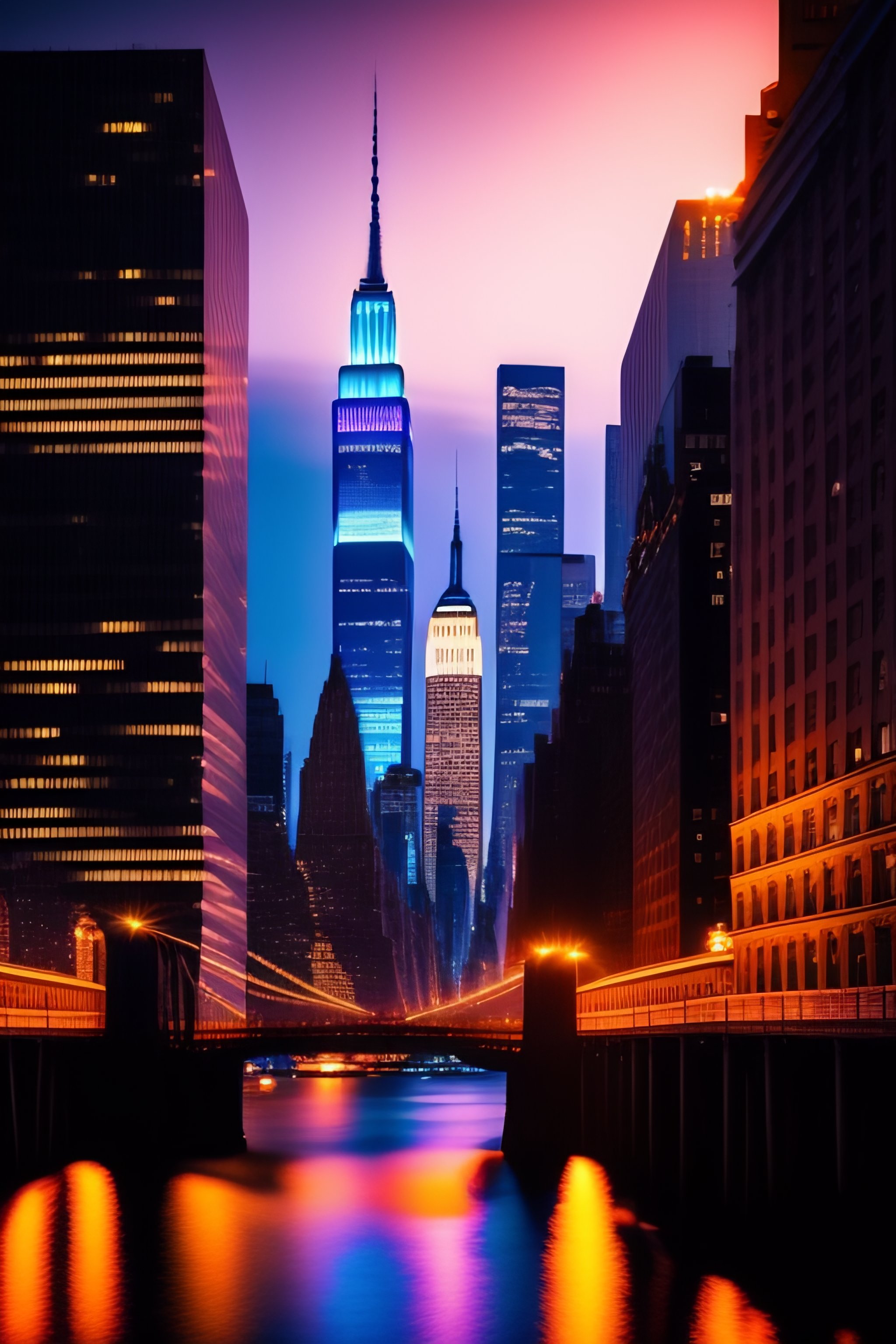 Lexica - New York City at night