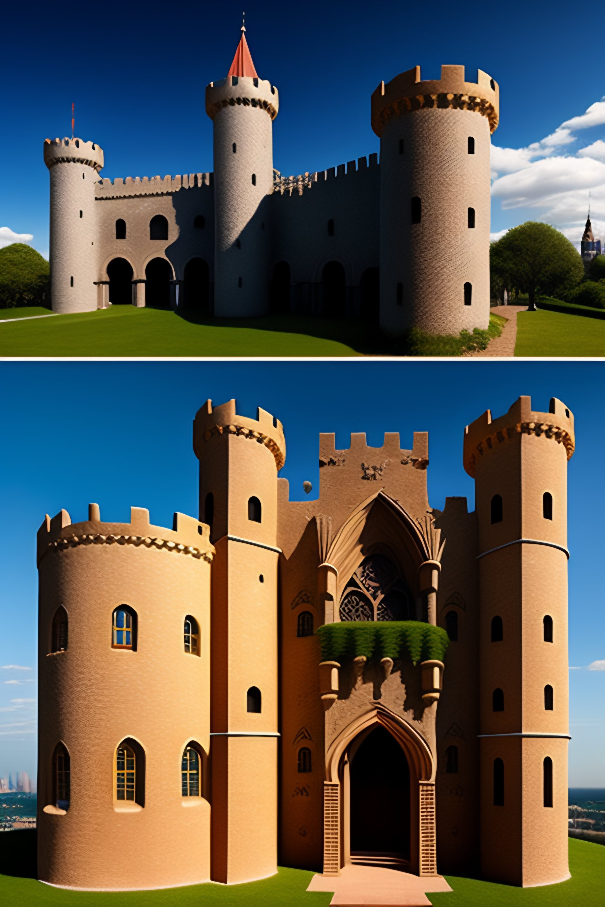 Lexica - Medieval castles built to look like a city, skyscrapers that ...