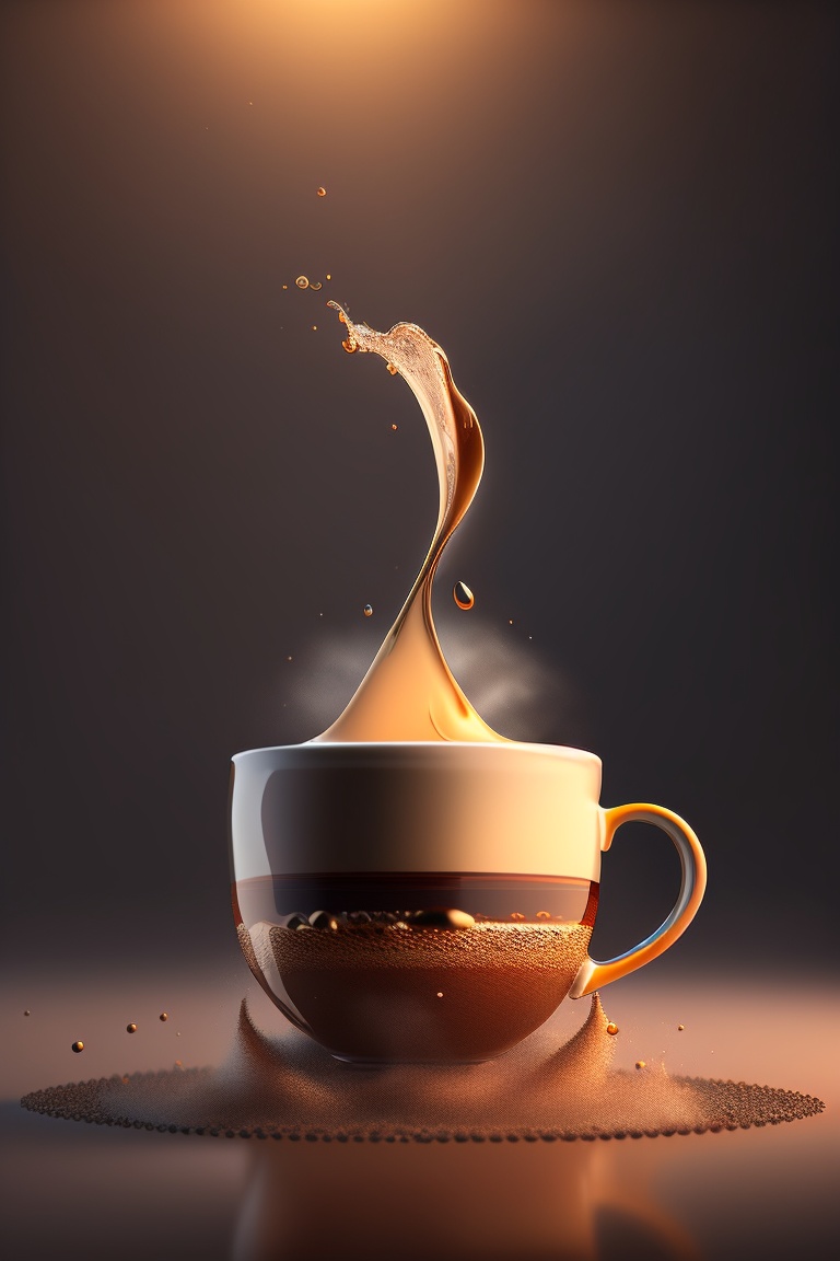 Lexica - A coffe poring and splashing in 4k , render , realistic, photo ...