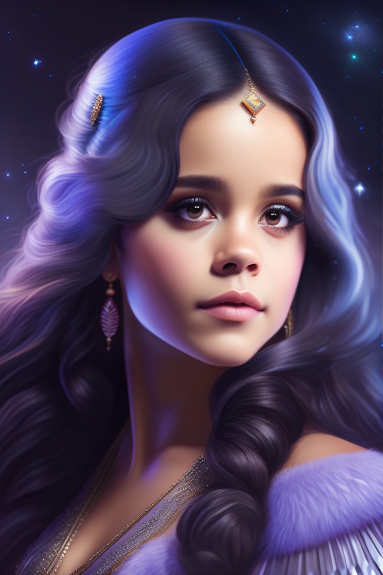 Lexica - Jenna Ortega playing Nix, goddess of the night from Greek ...