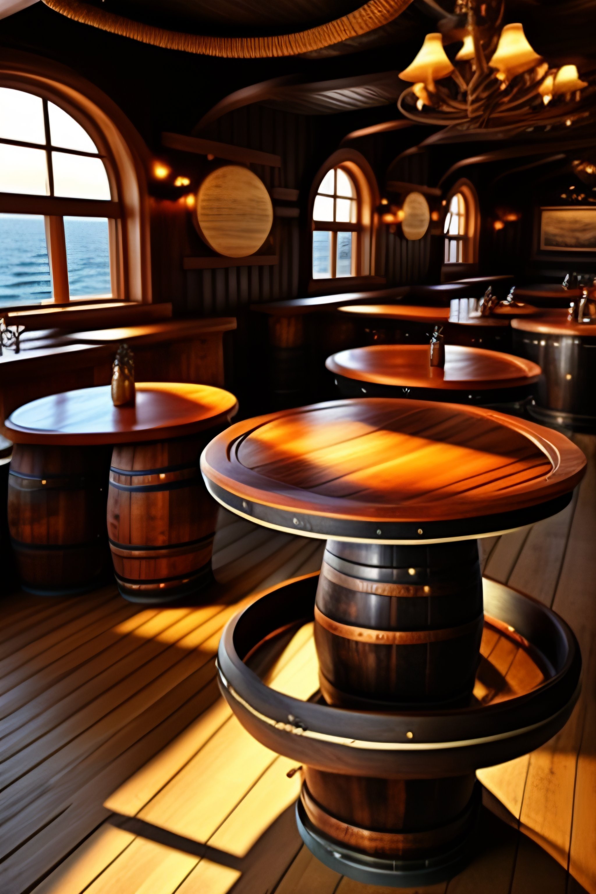 Lexica - A serene and peaceful Tavern with a nautical theme. The walls ...