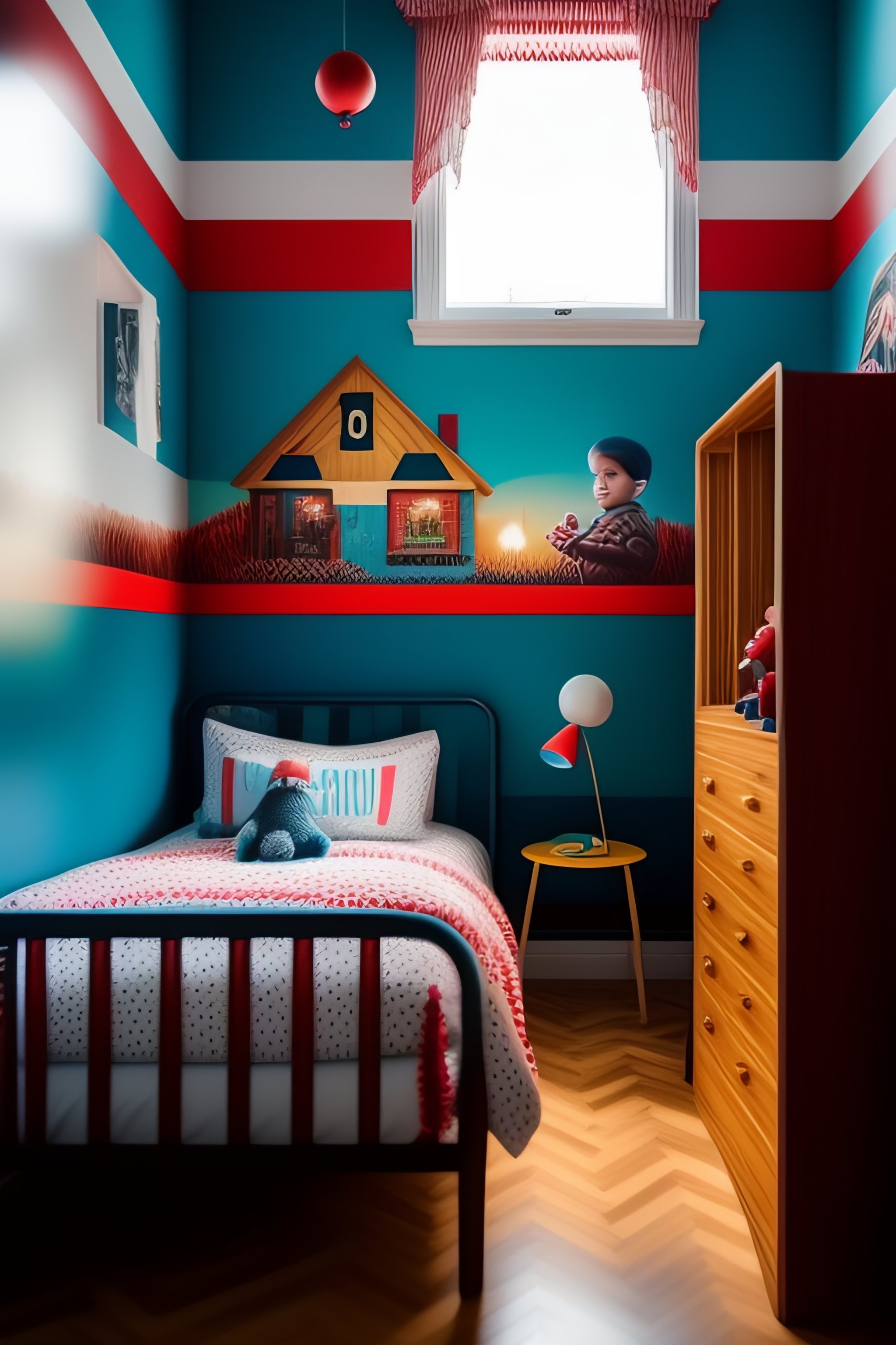 Lexica - Children ’ s bedroom with Hitler theme