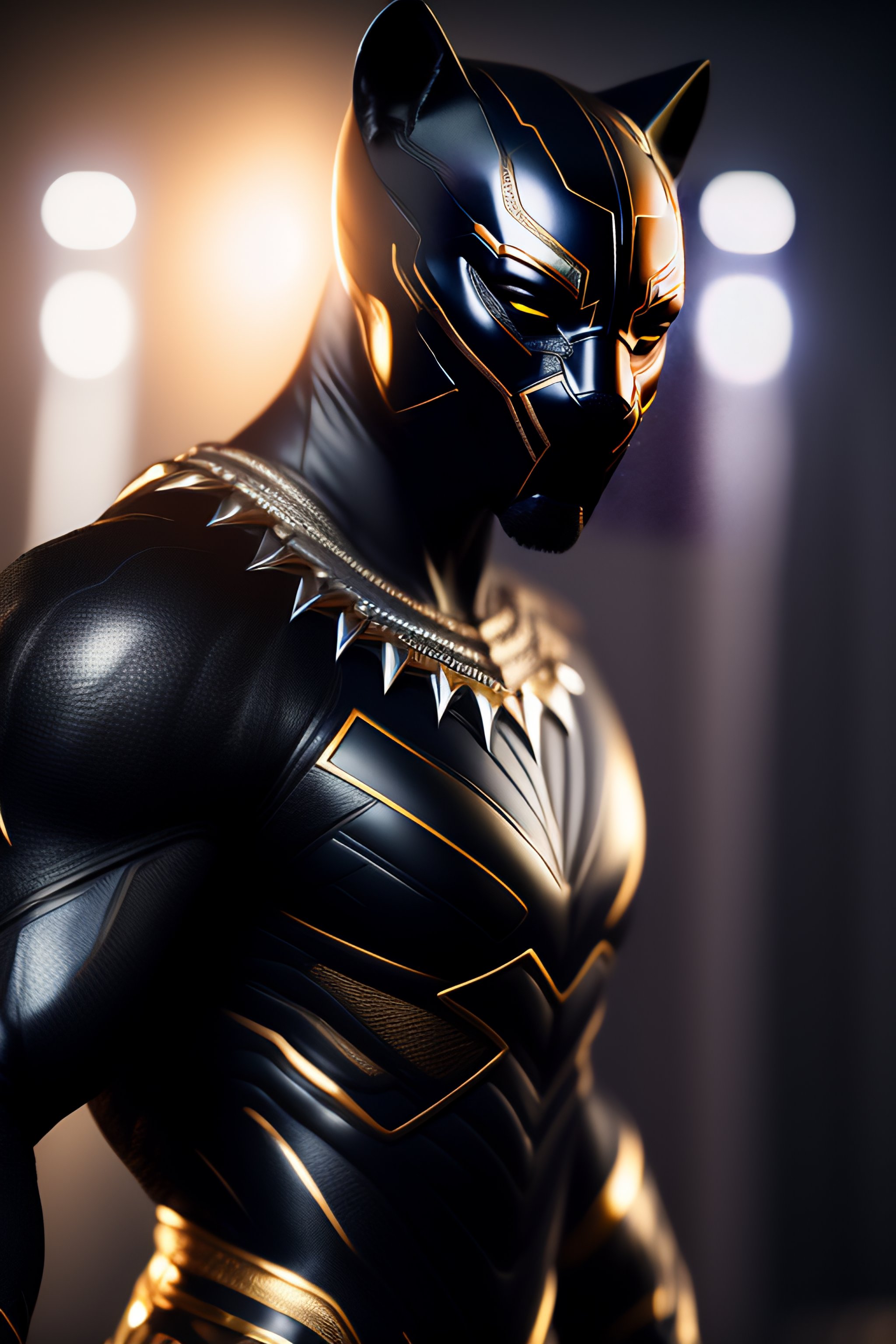 Lexica - Superhero black panther, highly detailed, unreal engine 5 ...