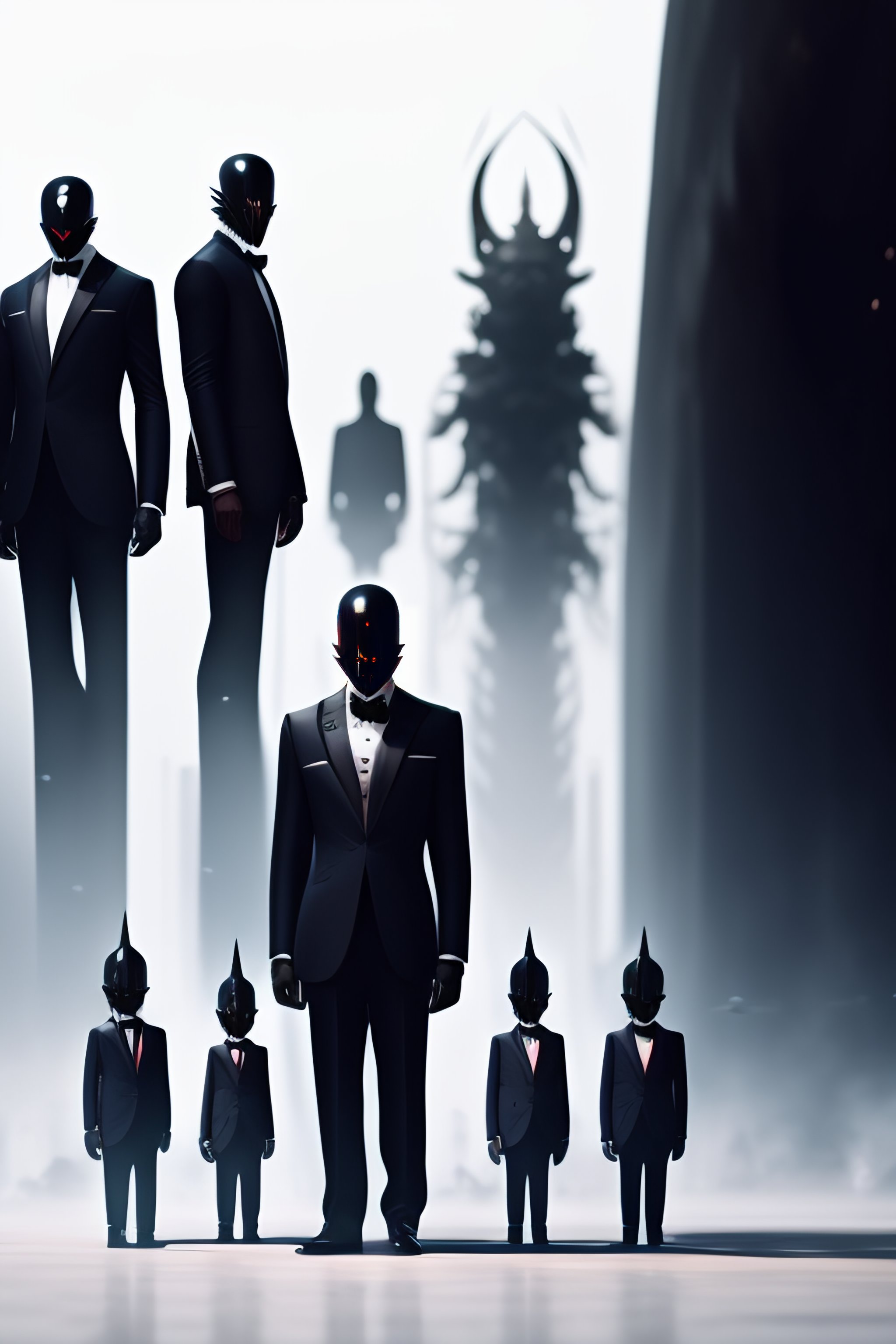 Lexica - A group of creepy evil abstract non-human horror creatures ...