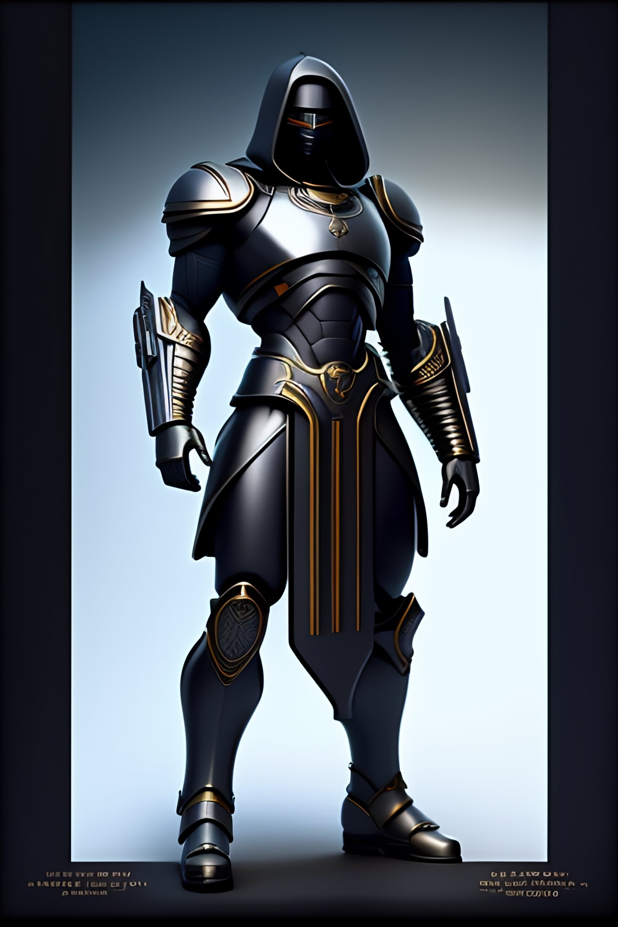 Lexica - An male human like android investigator with sleek, body off ...