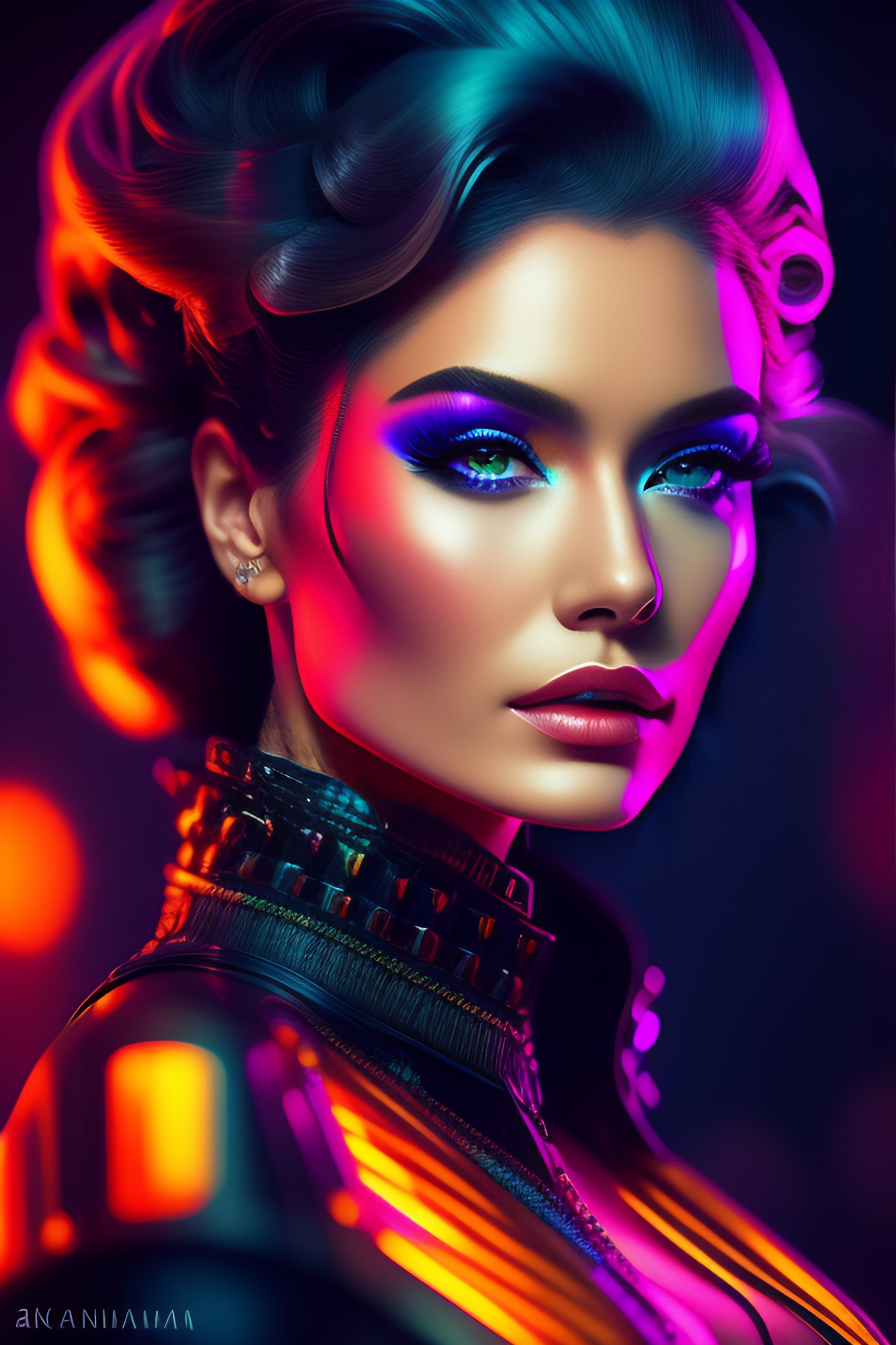 Lexica - Retroanime style, Hypermaximalist photorealistic futuristic ...