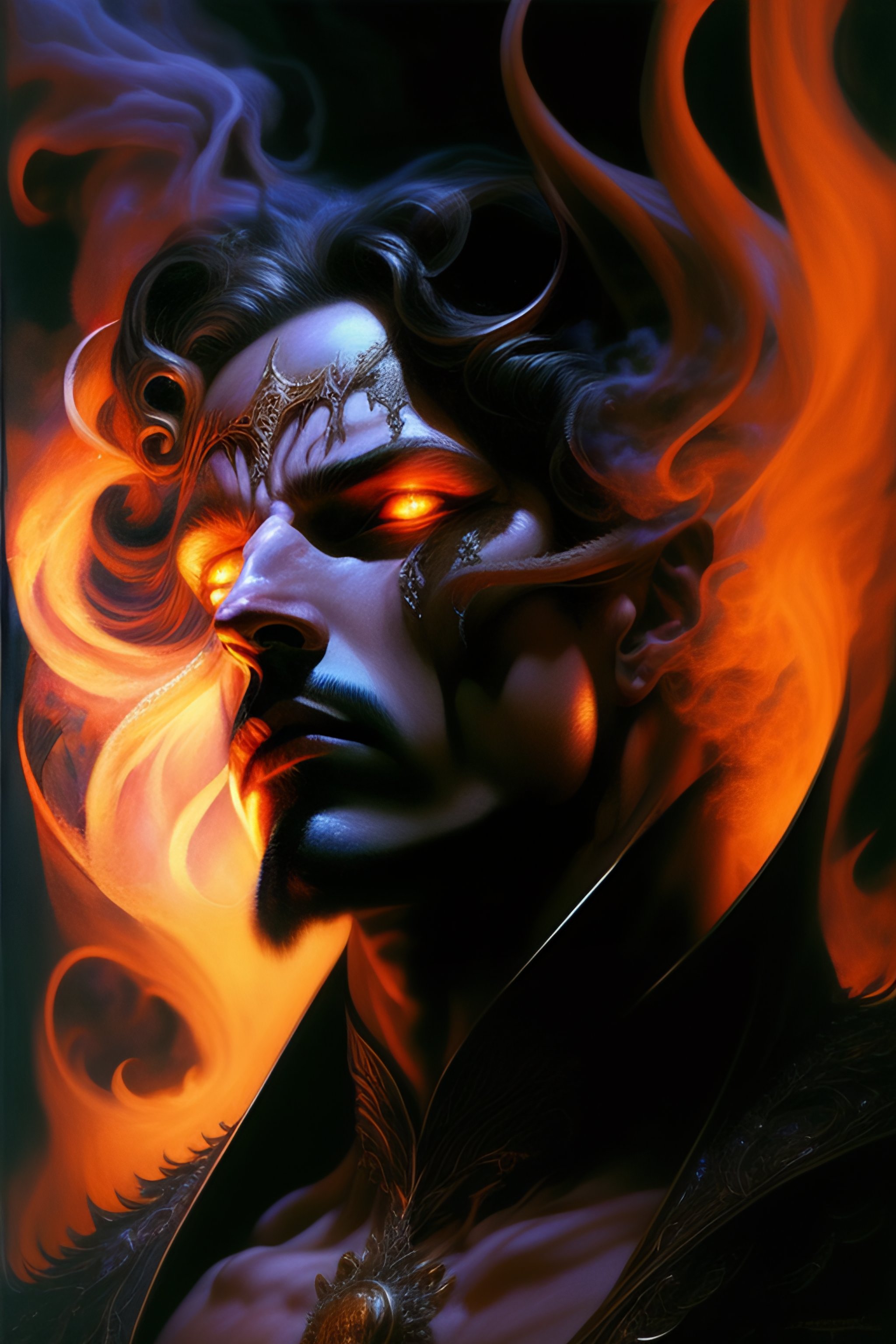 Lexica - A demon made of wisps of smoke ready to tear into your soul ...