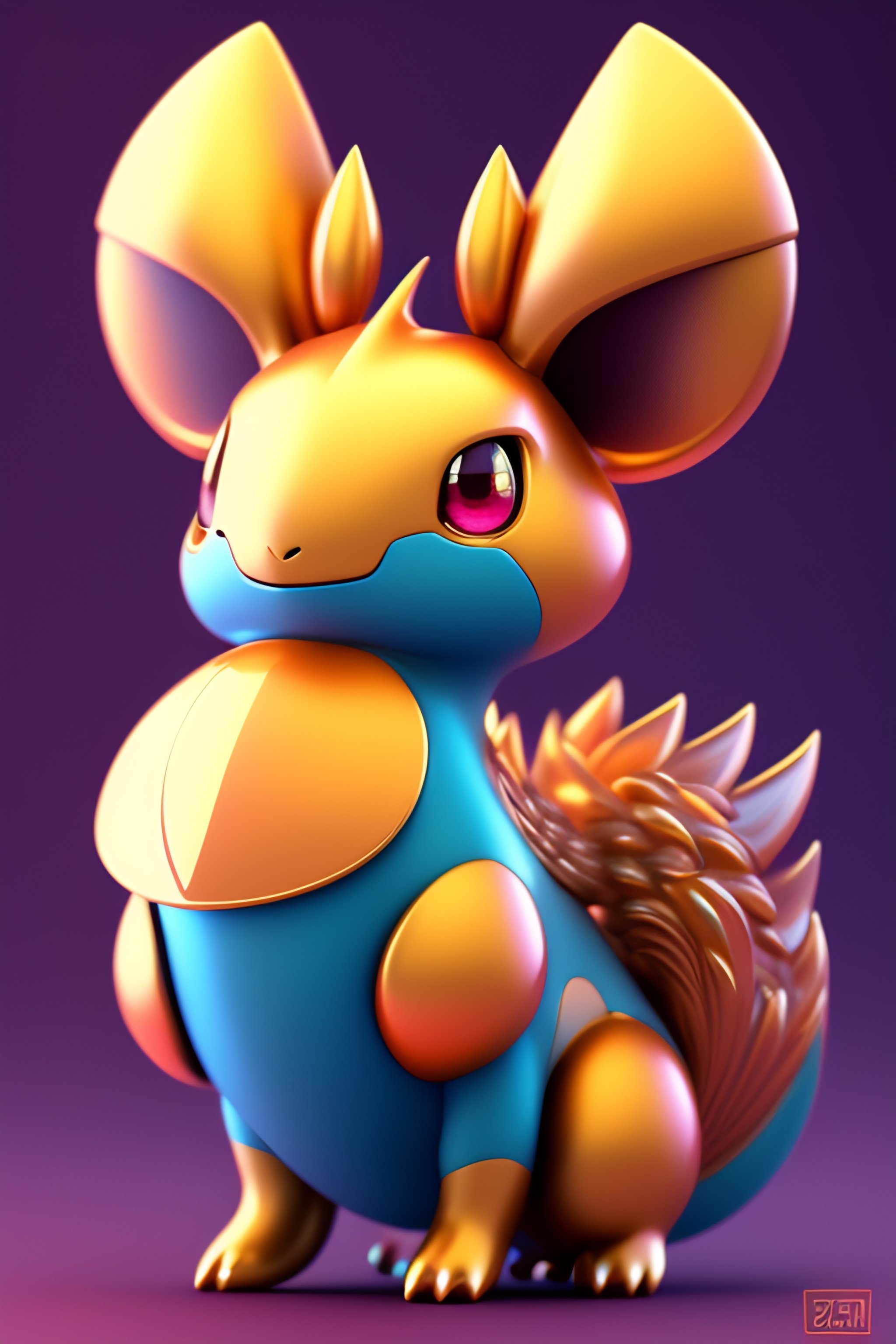 Lexica - A cute psychic type pokemon:: by beeple and James Gilleard and ...