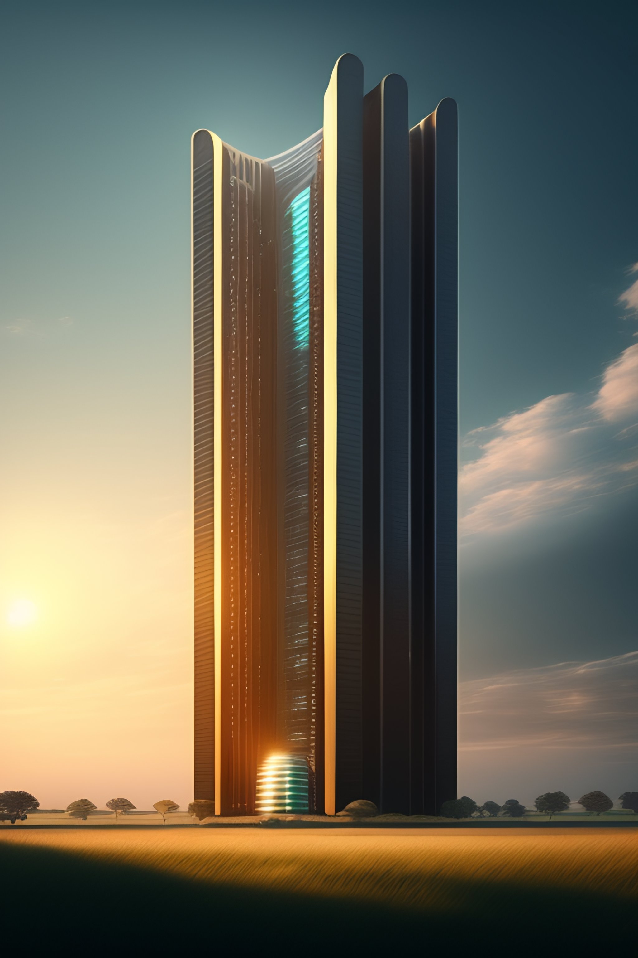 Lexica - A tall building habited by an hermit, in the middle of vast ...