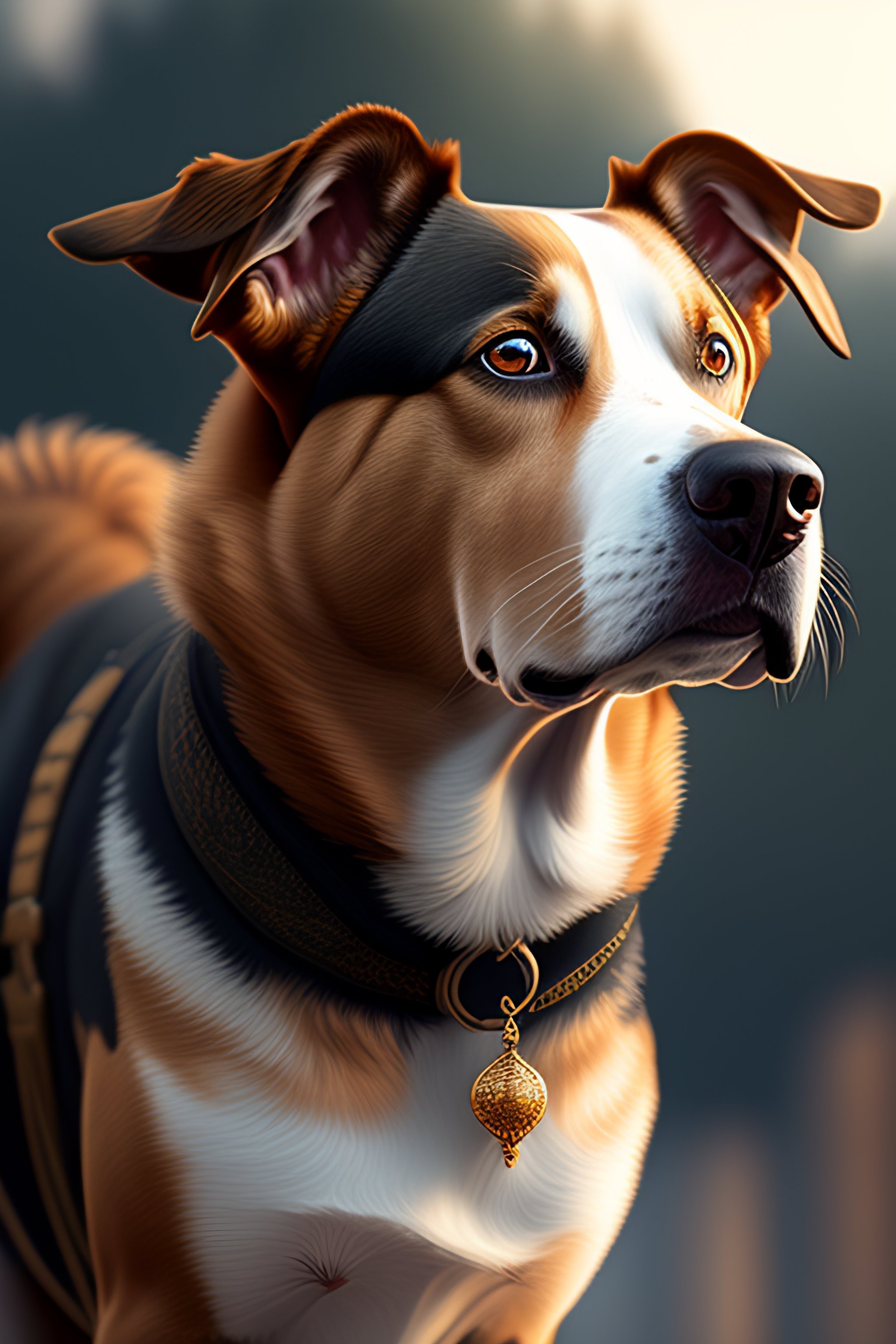 Lexica - Loving smart dog, epic, fantasy, intricate, hyper detailed ...