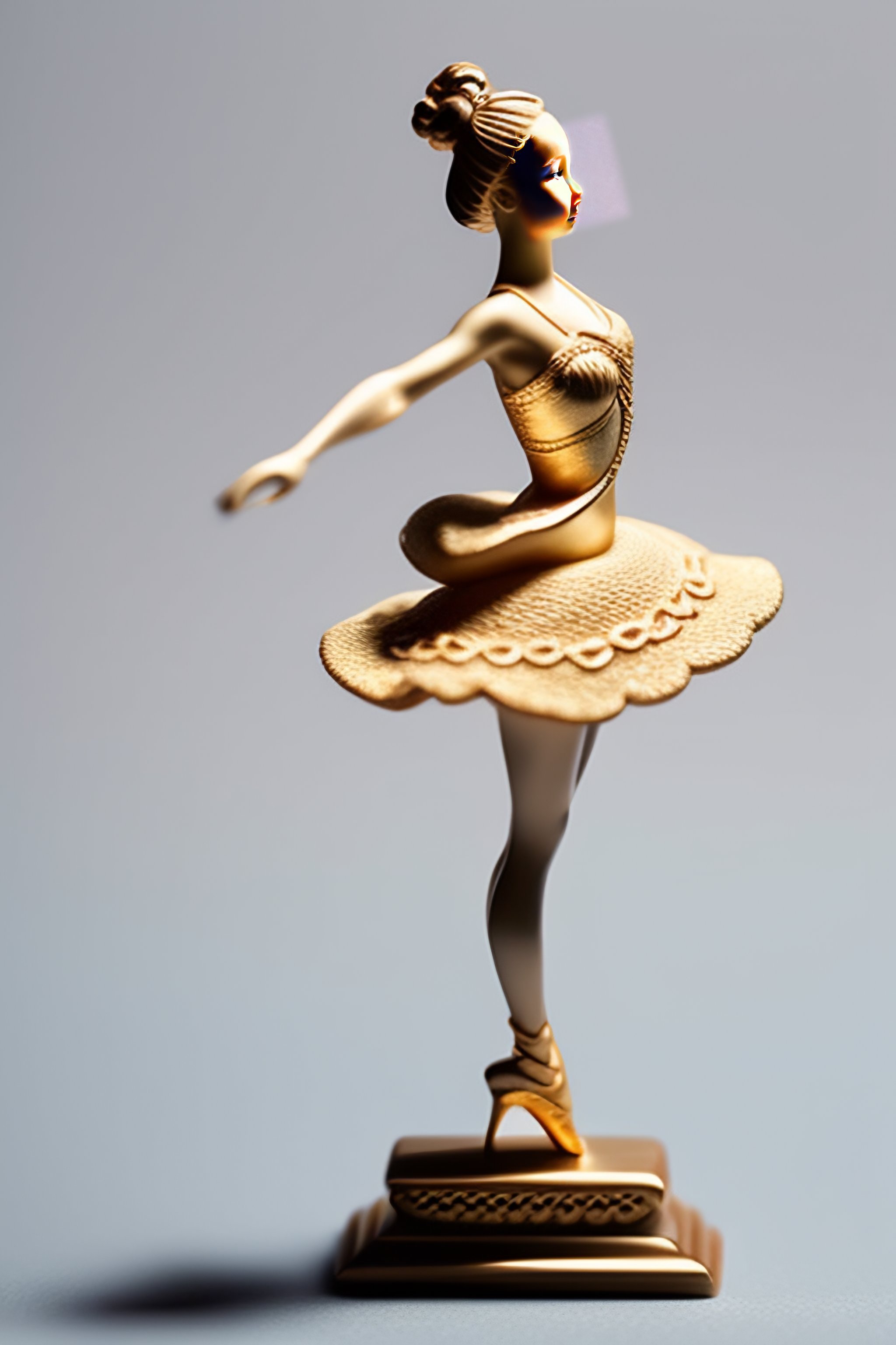 Lexica - A figure of a ballerina made of rope