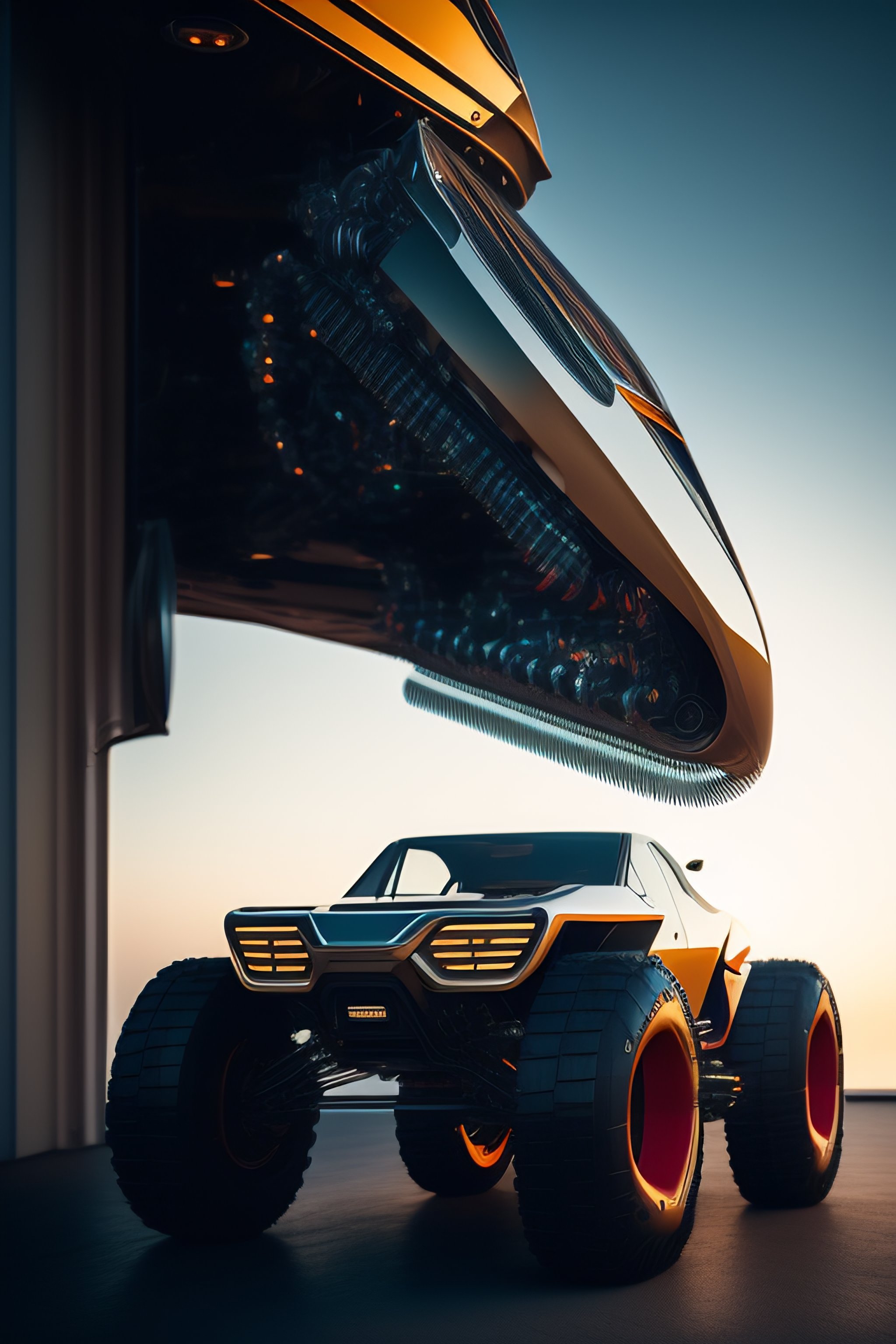 Lexica - An extremely complex and advanced cyborg chassis only high angle