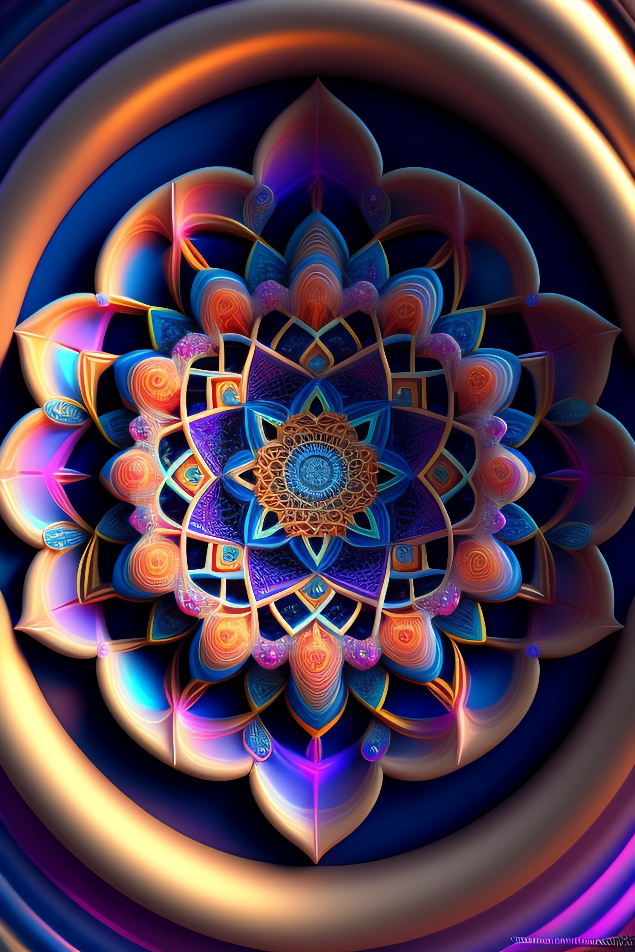 Lexica - Fractal structure, tangled mandala vortex, hyperdetailed ...