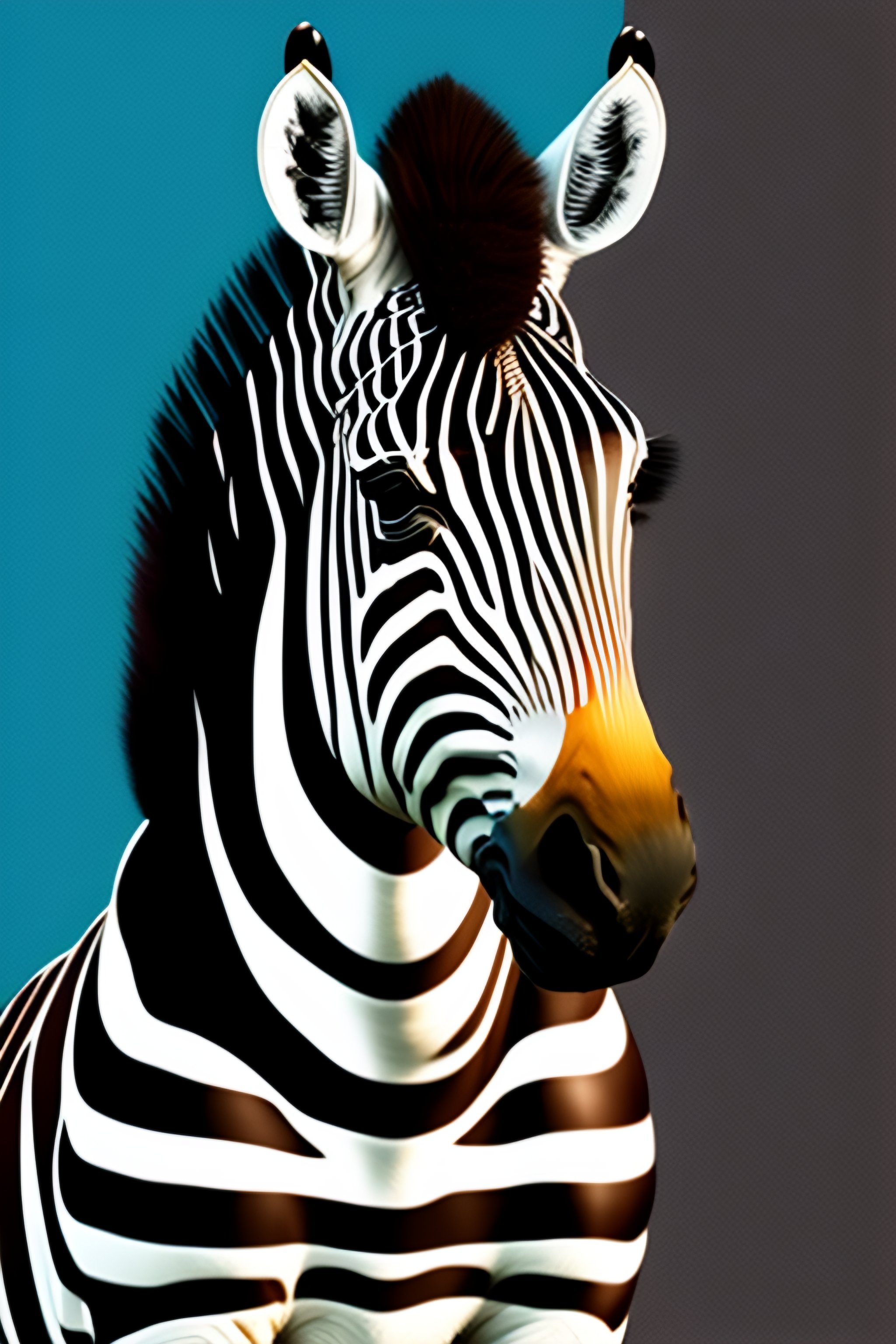 Lexica - A zebra in 2D anime style