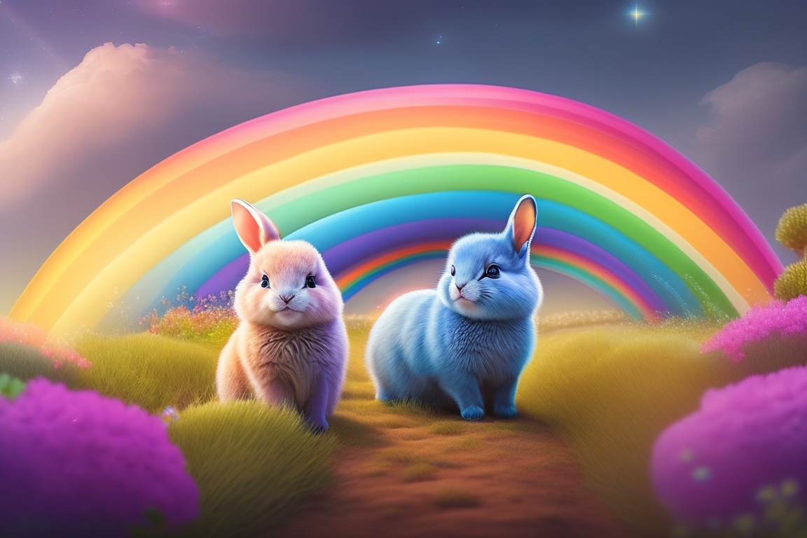 Lexica - And so, the little bunny Benny and his friends lived happily ...